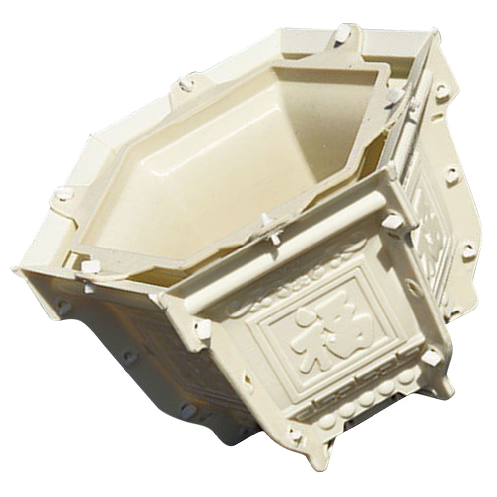 TABLZONE Beige Silicone Mold for Flower Pot Crafts Durable Wear ...