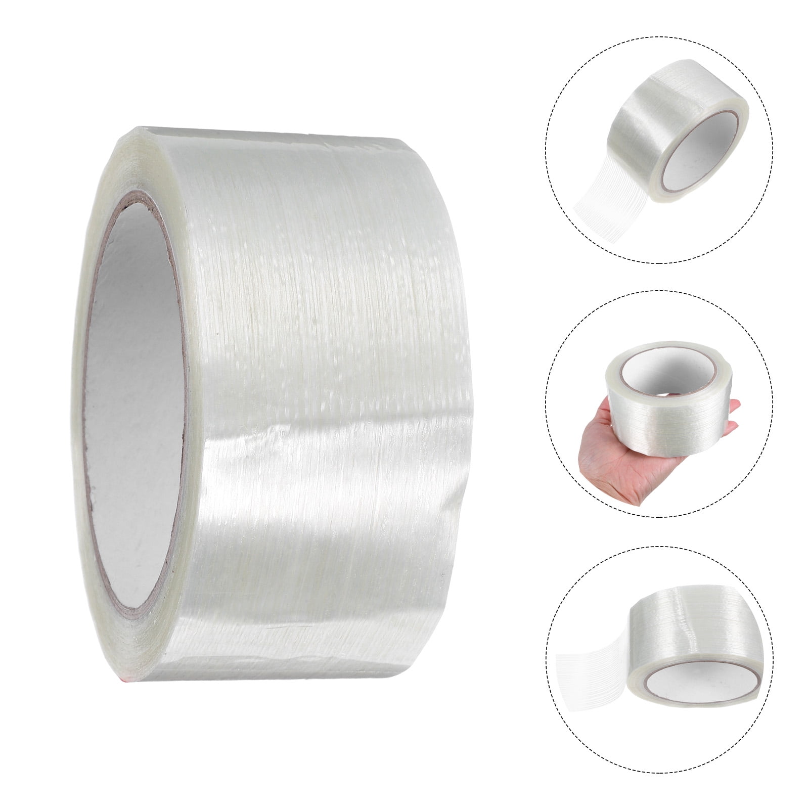TABLZONE Construction Tape Fiberglass Transparent Packaging for Moving ...