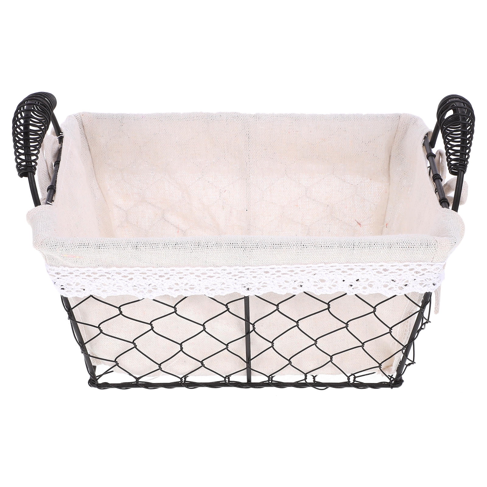 TABLZONE Countertop Fruit Basket Decorative Iron Vegetable Basket Multi ...