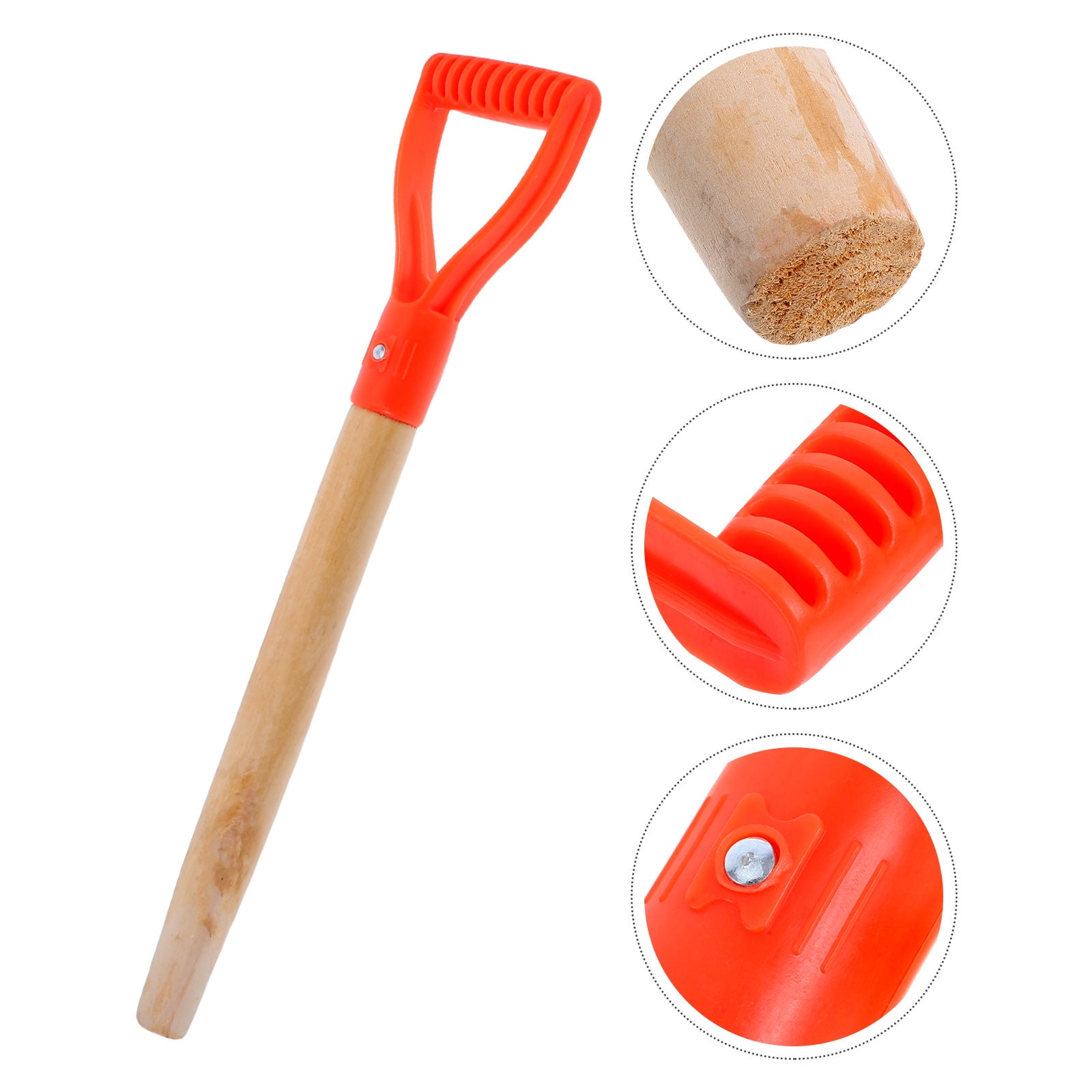 TABLZONE High Strength Wood Garden Fork Handle Replacement with Quick ...