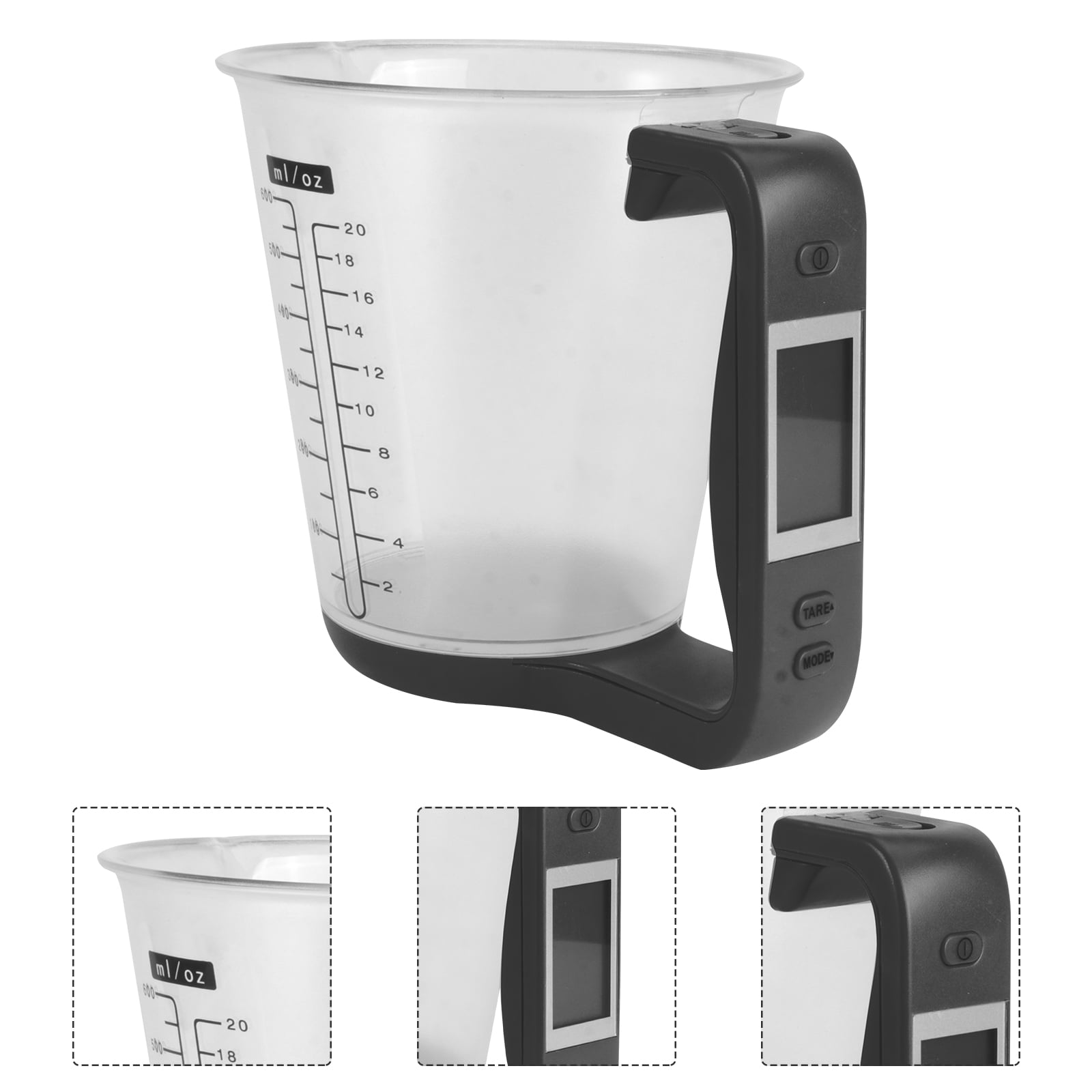 TABLZONE Digital Measuring Cup with LCD Display for Milk Powder Measuring 1000g/1g Capacity ...