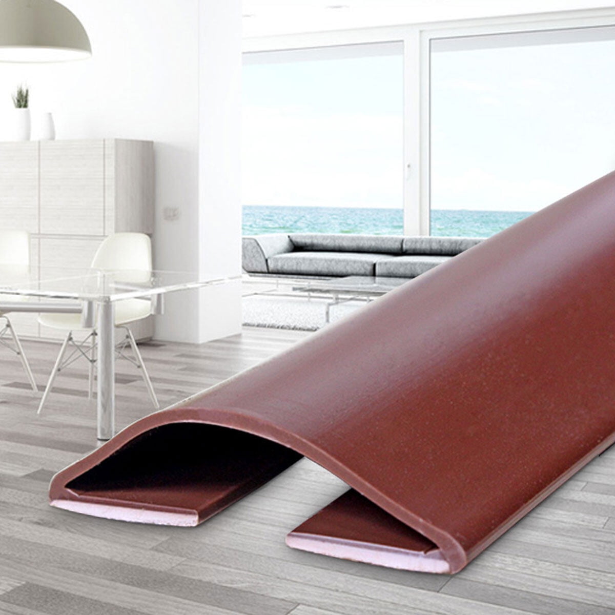 TABLZONE Door Draft Blocker Door Bottom Seal Strip Brown Air Blocker ...