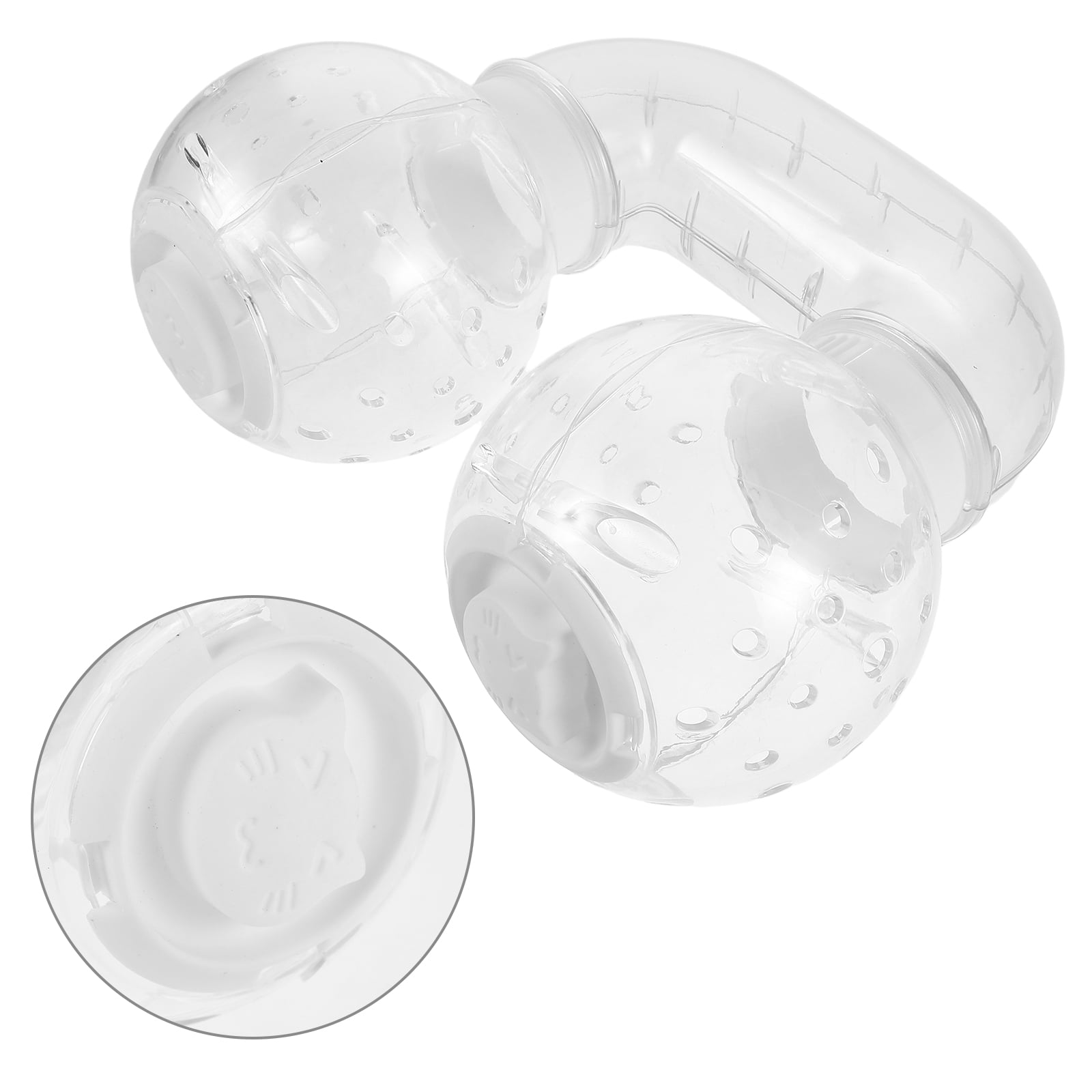 TABLZONE White Plastic Hamster Tunnel for Small Animals High ...