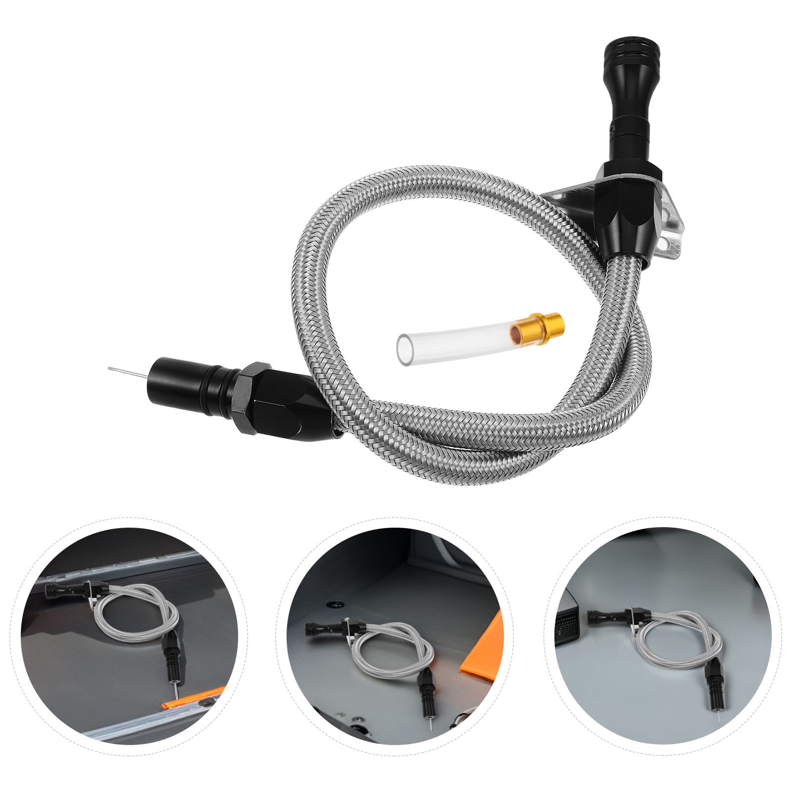 TABLZONE Flexible Oil Level Gauge Set for Driving Safety, Steel and ...