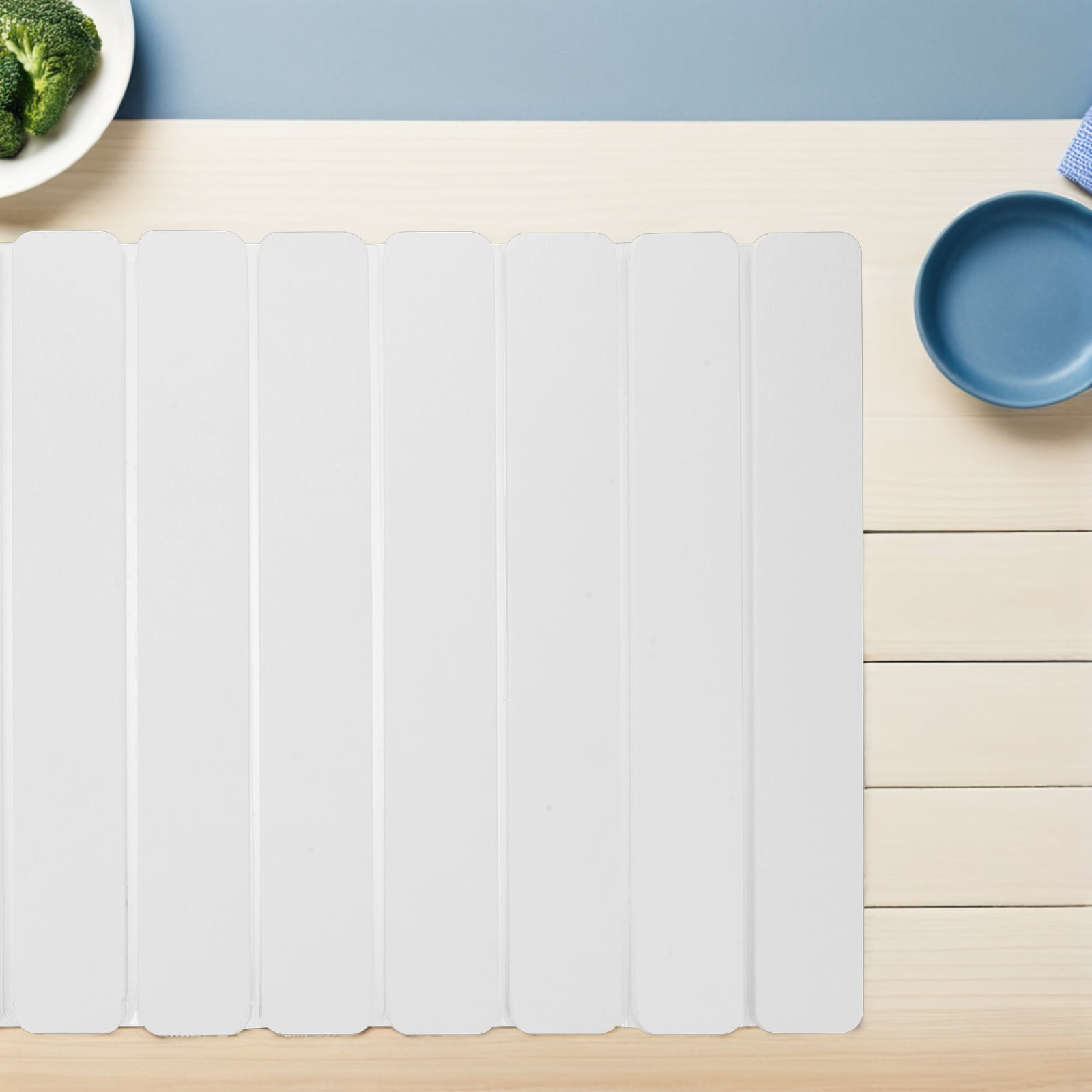 TABLZONE Absorbent Dish Drying Mat White Diatomaceous Earth for Kitchen ...