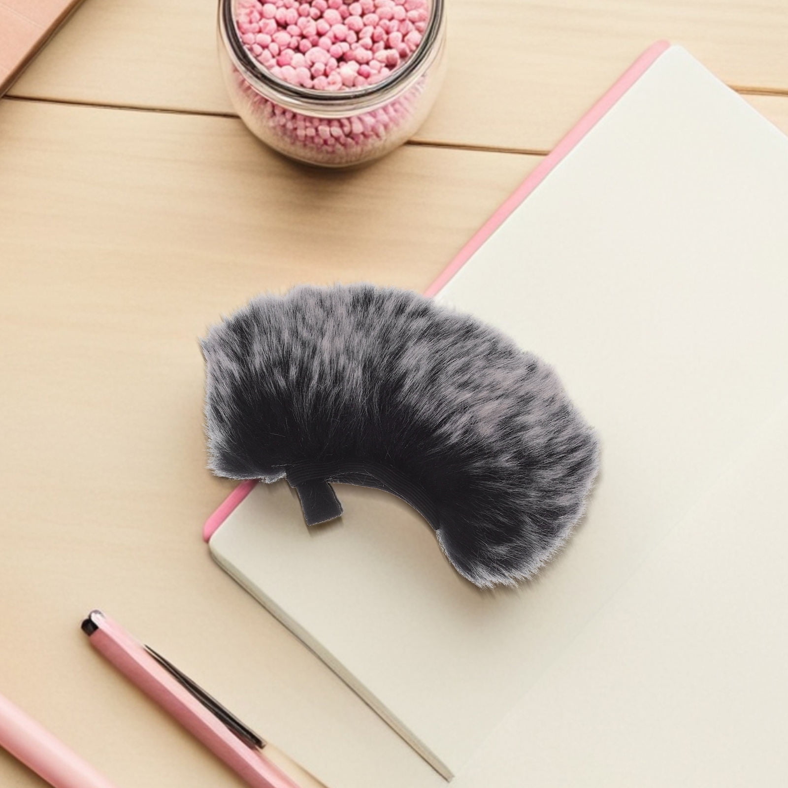 TABLZONE Furry Mic Cover For Smartphones Grey Material Designed For ...