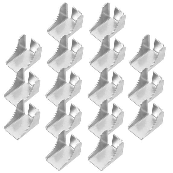TABLZONE Support Clips Inside Storage Cabinet Silver Iron 20Pcs ...