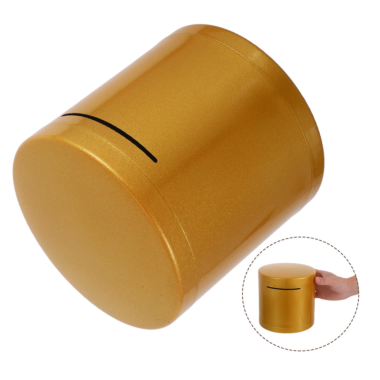 TABLZONE Stainless Steel Money Box with Lock - Space-Saving Cash ...