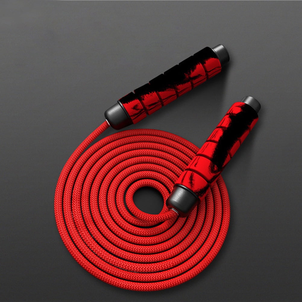TABLZONE Jump Rope with Duplex Bearing Weighted Handles for Sports ...