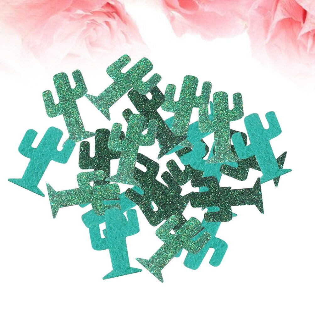 TABLZONE Green Cactus Party Confetti for Luau Hawaiian Table Decoration ...