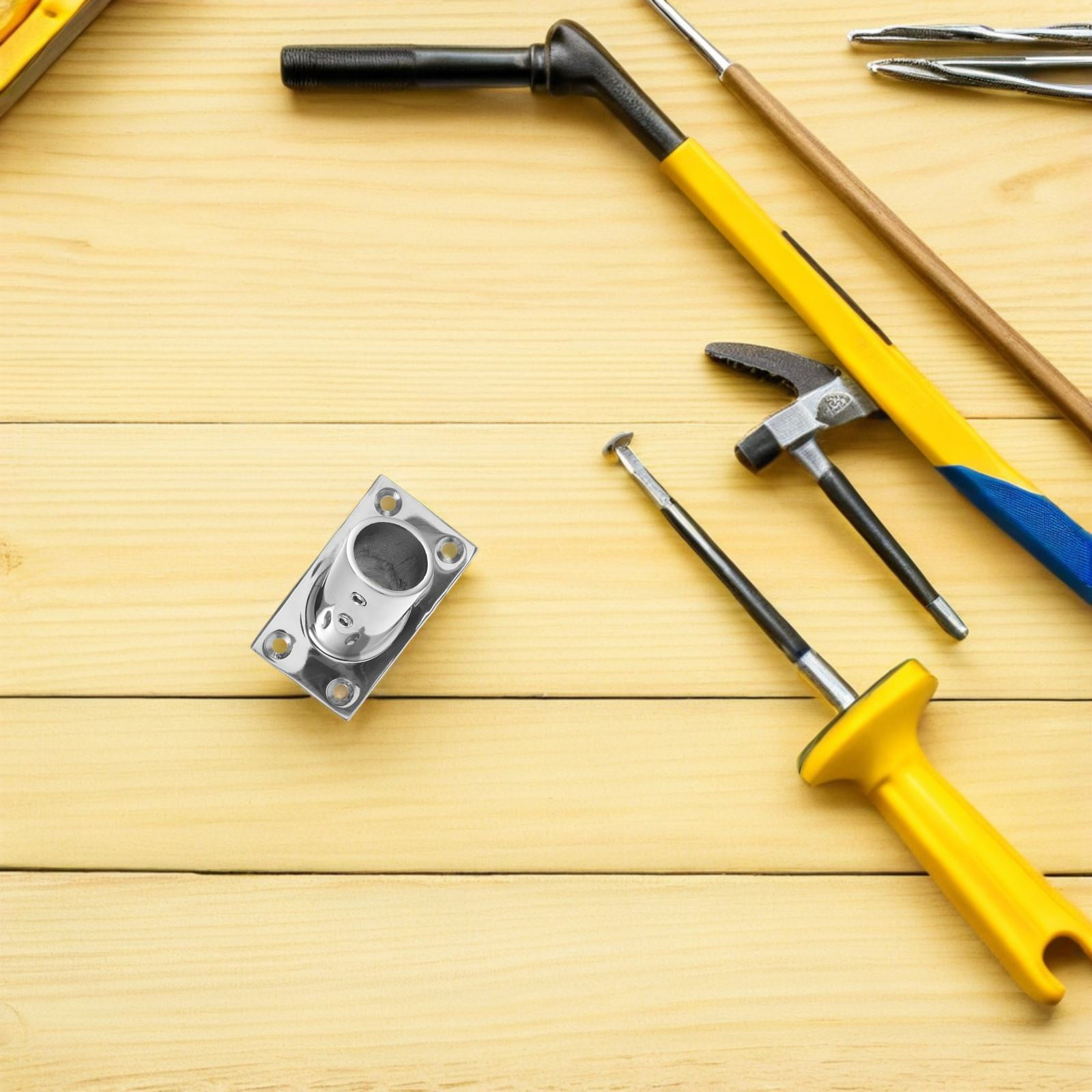 TABLZONE Heavy Duty Stainless Steel Flagpole Bracket Mount Secure ...