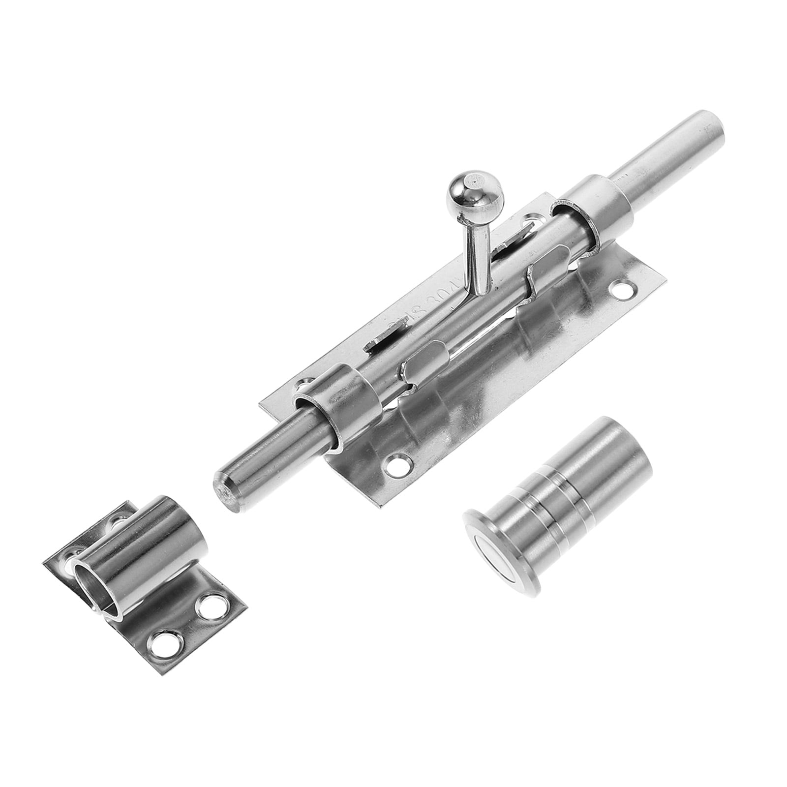 TABLZONE Heavy Duty Stainless Steel Slide Latch with Lock Hole for ...