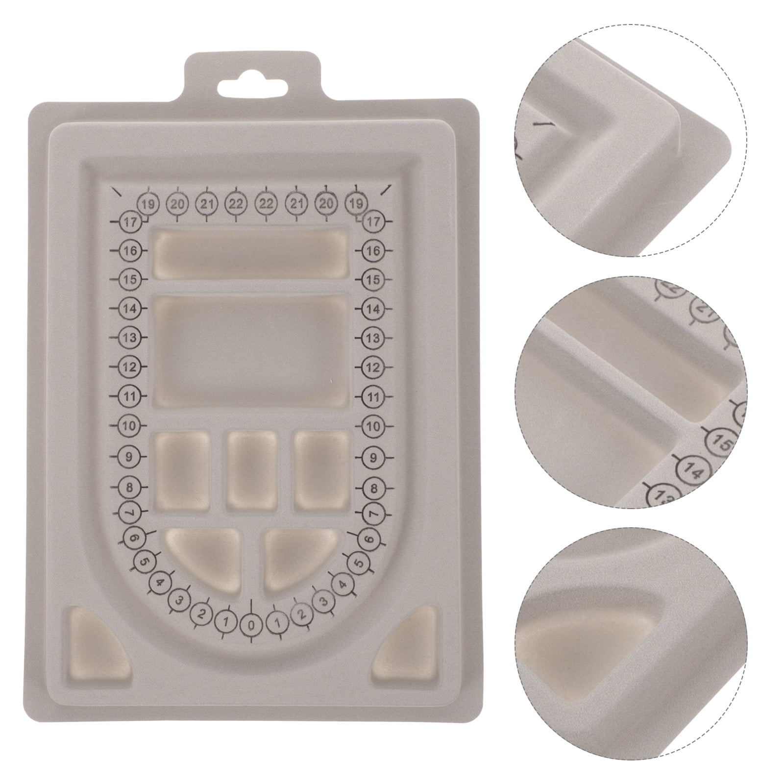 TABLZONE Jewelry Bead Design Board Rectangle Multi-Use Set for Artists ...