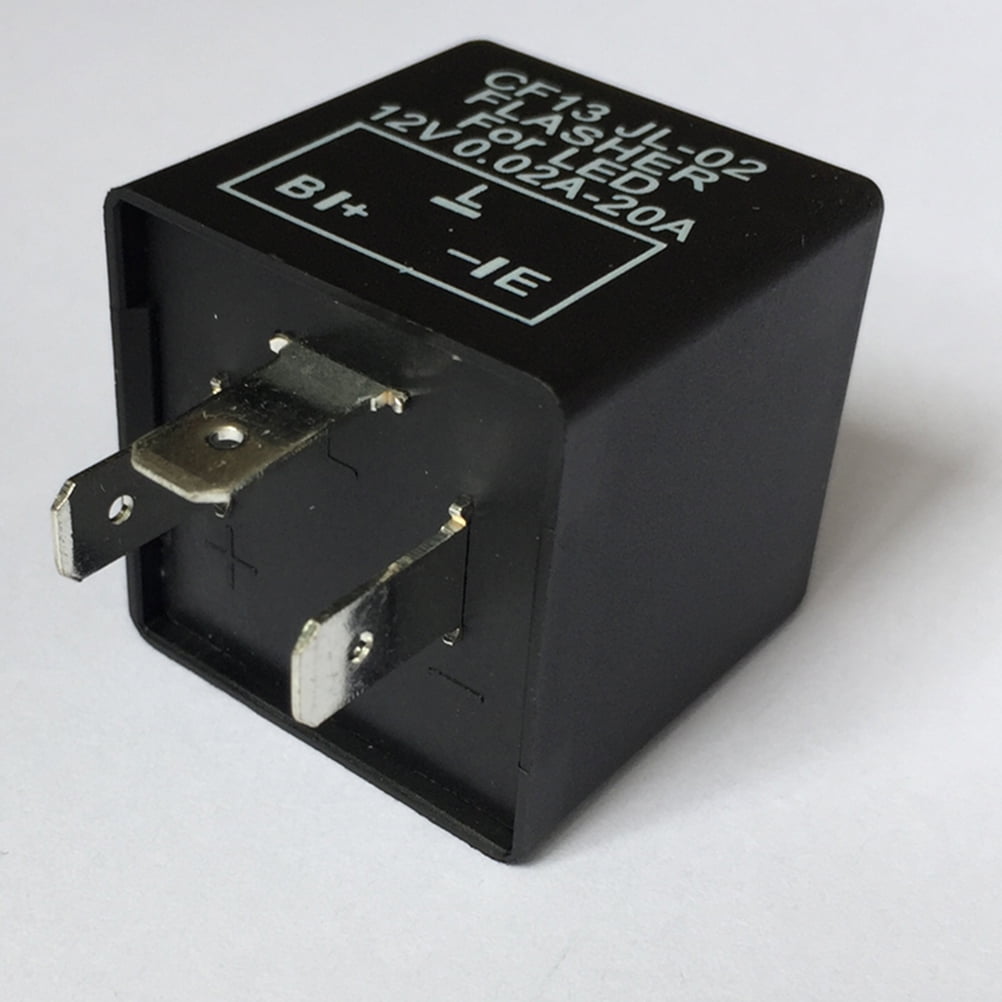 TABLZONE LED Flasher Relay Turn Signal Fixer for Car Use Black Plastic ...