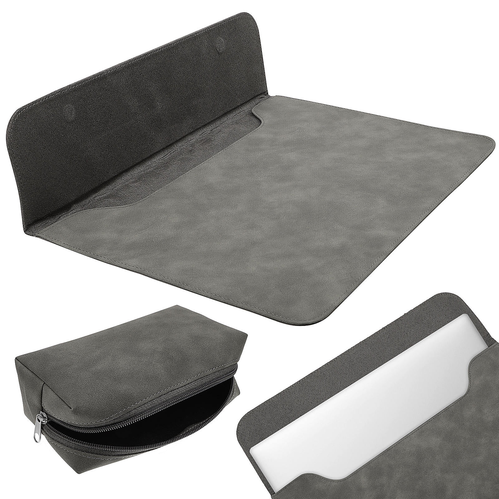 TABLZONE Carrying Case Laptop Cover Laptop Bag Dark Grey Pu 1 Set Back ...