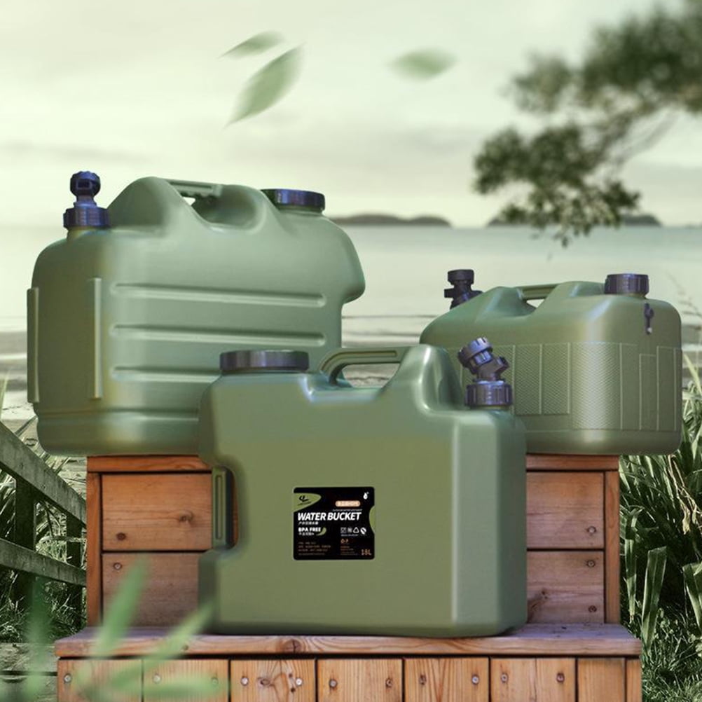 TABLZONE 1Set Portable Camping Water Jug with Spout Ergonomic Handle ...