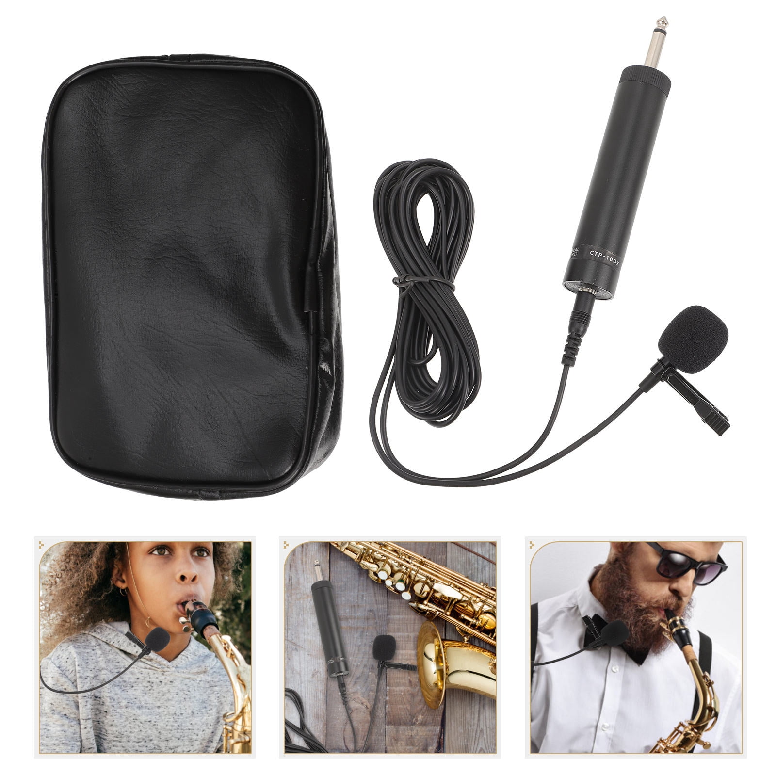 TABLZONE Black Clip Microphone for Teacher with PVC Material Convenient ...