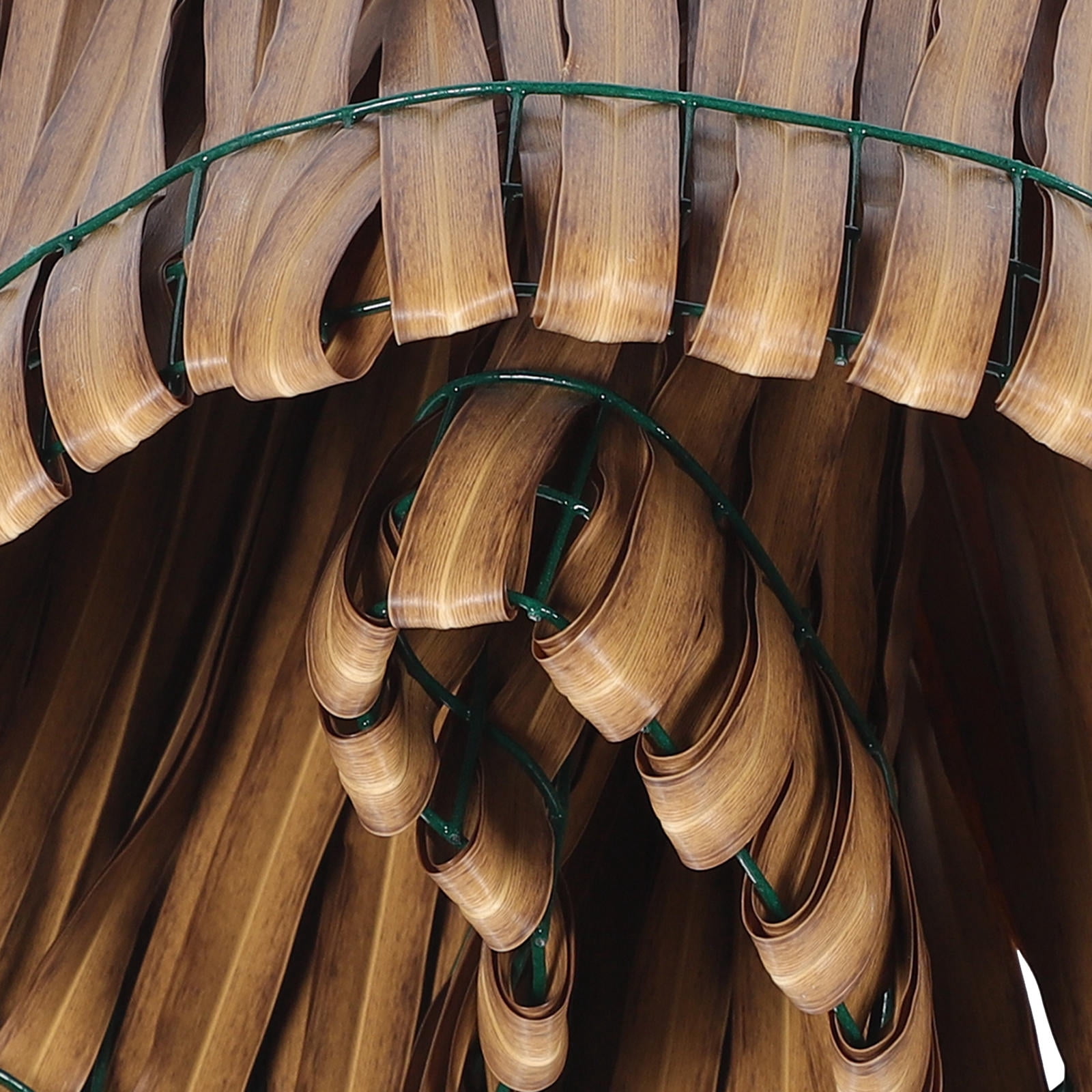 TABLZONE Artificial Light Brown Thatch Roof for Garden Decoration ...