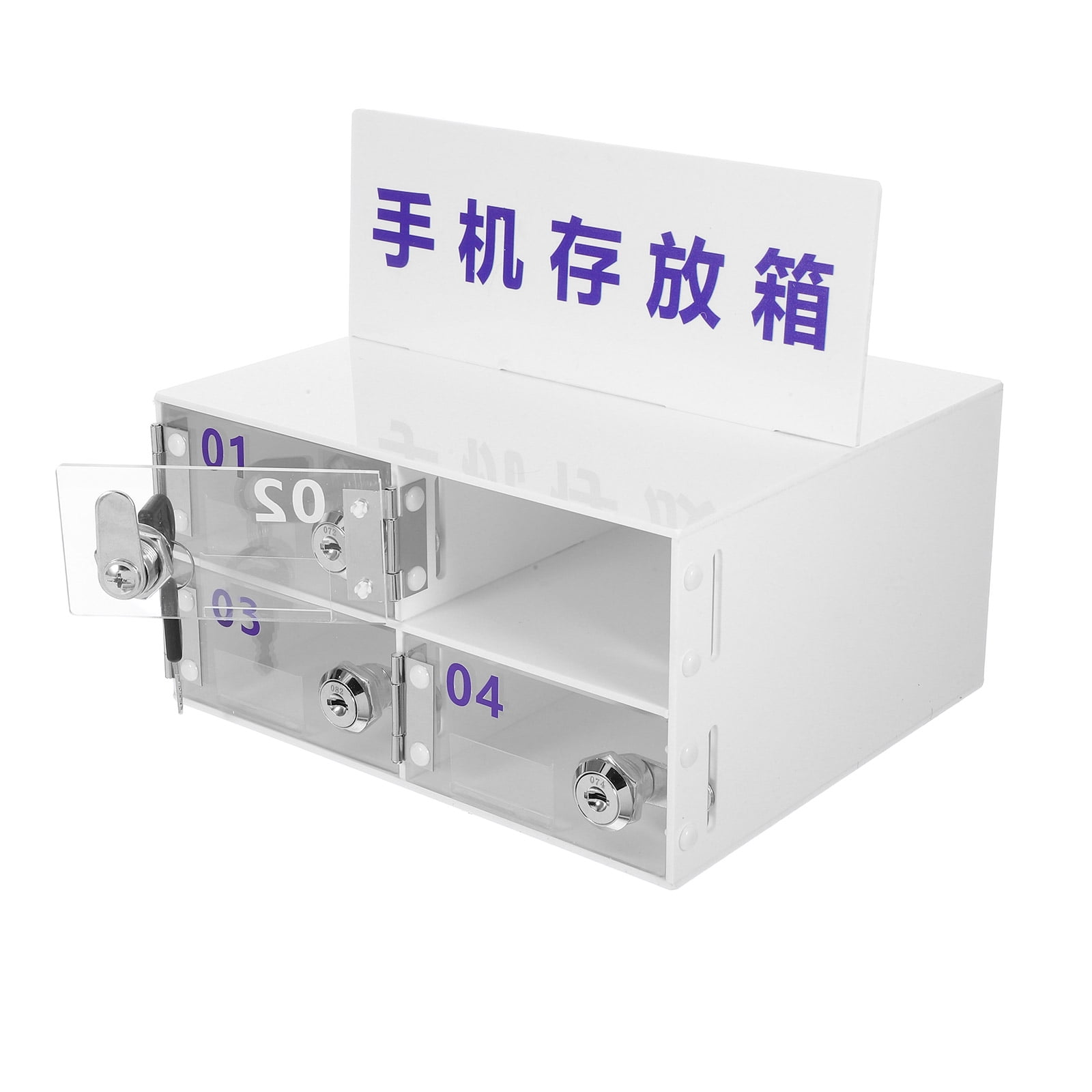 TABLZONE Lockable Cell Phone Locker For Classroom Storage Acrylic 1Set ...