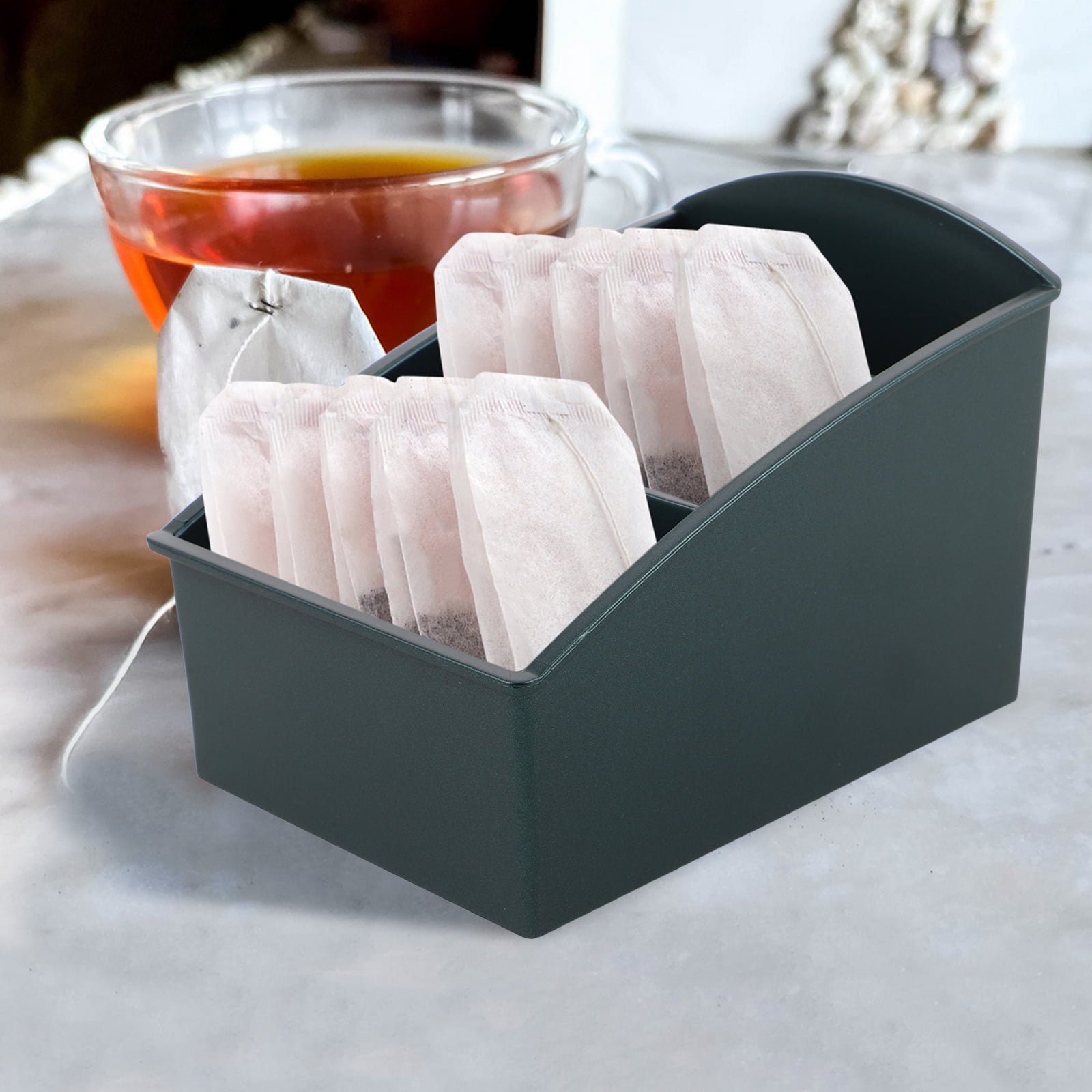 TABLZONE Loose Tea Storage Containers Tea Storage Bin Plastic Easy ...