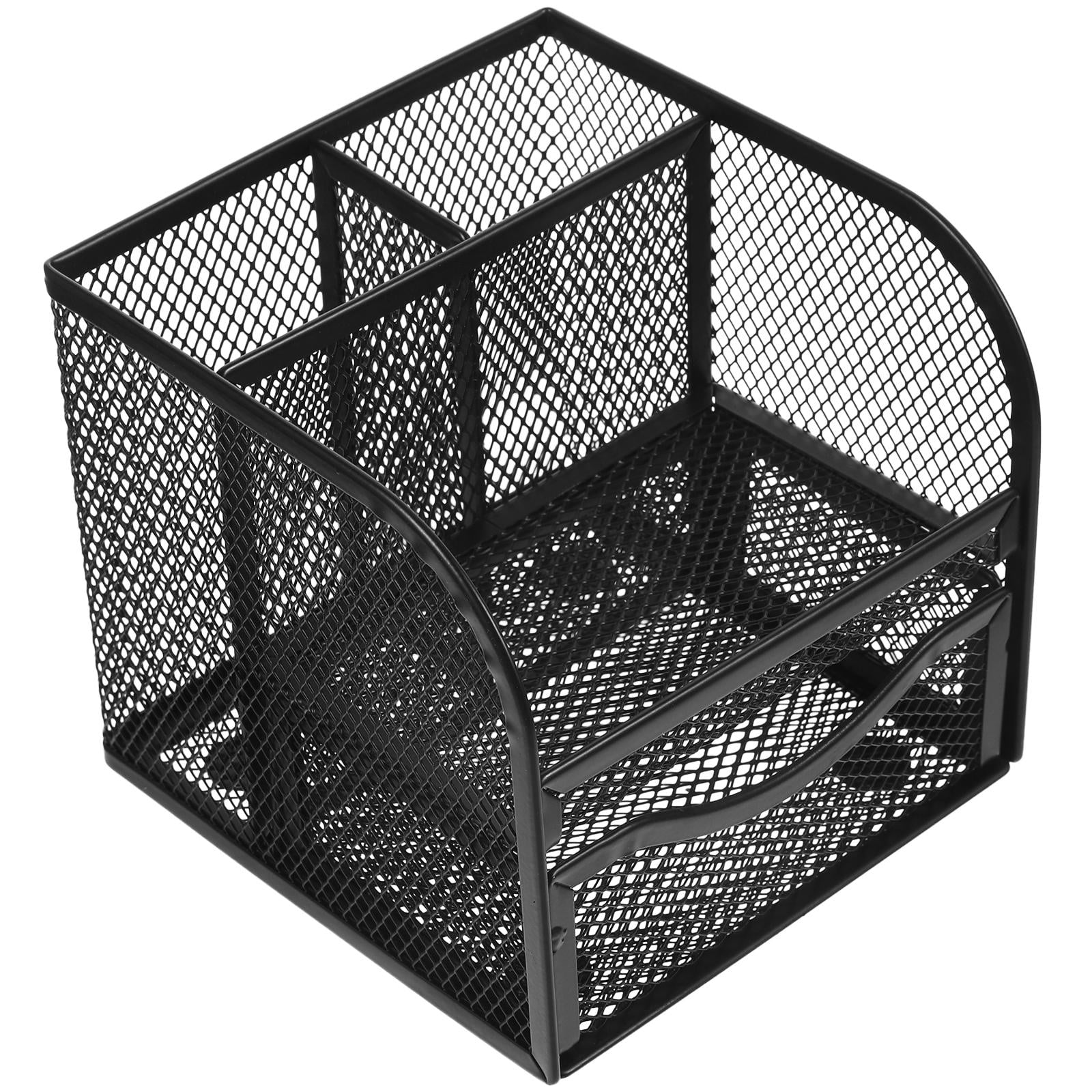 TABLZONE Mesh Metal Pen Holder for Desk with Hollow Design 1Pcs ...