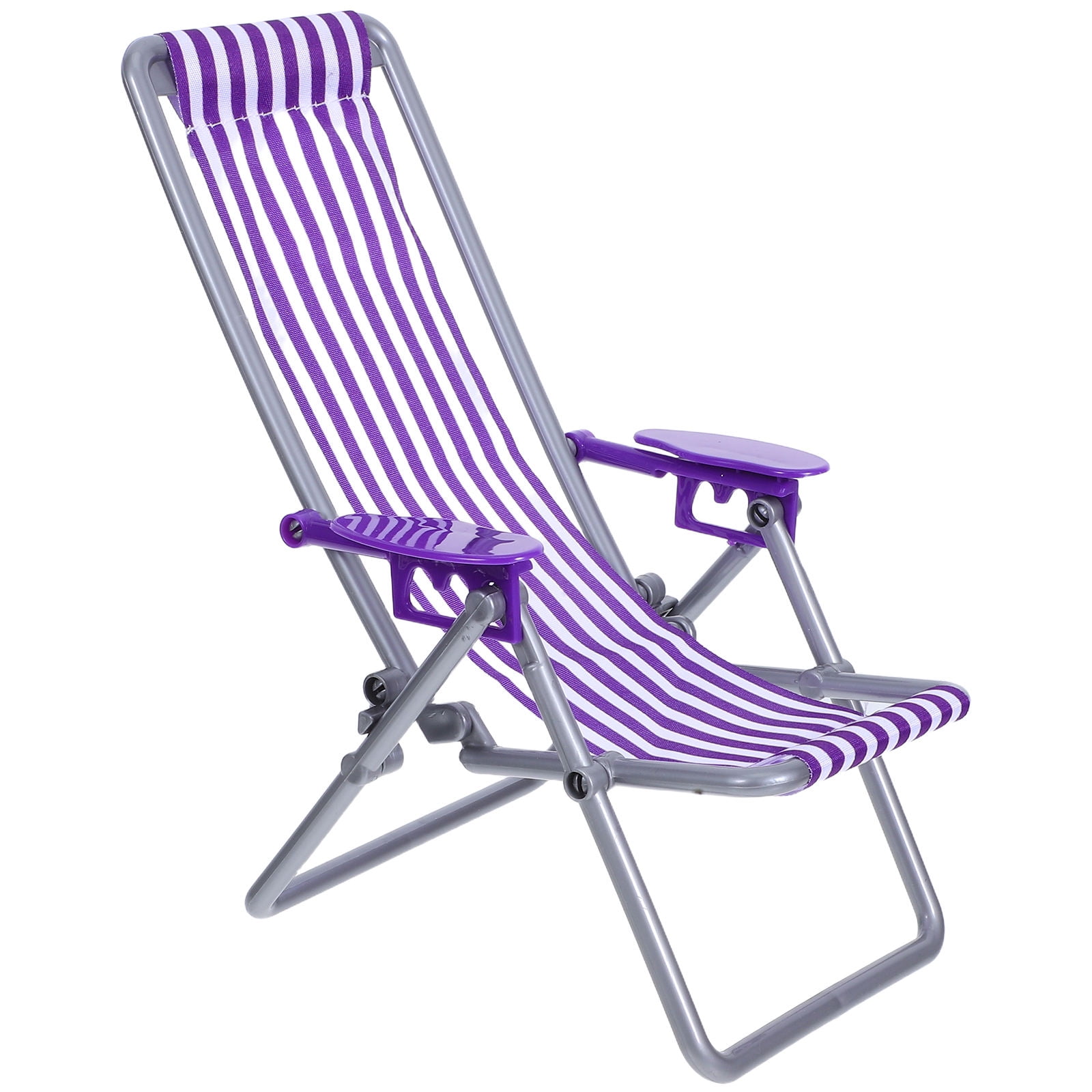TABLZONE Miniature Deck Chair Models Dollhouse Beach Chair Plastic ...