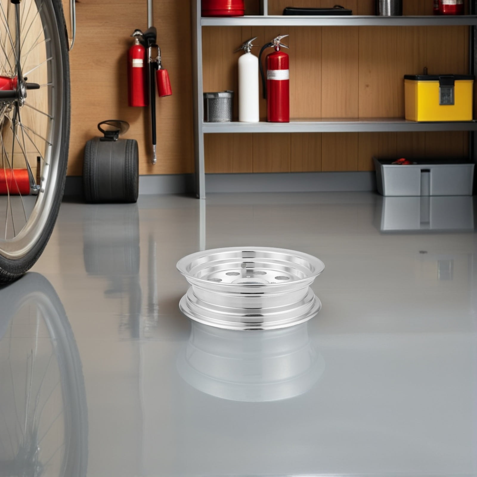 TABLZONE Motorcycle Front Wheel Aluminum Alloy Rim Silver Lightweight ...