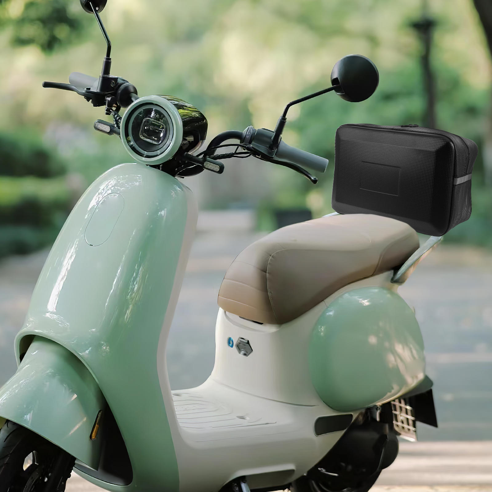 TABLZONE Motorcycle Saddlebags Waterproof Pu Pvc 1Pack - Walmart.com