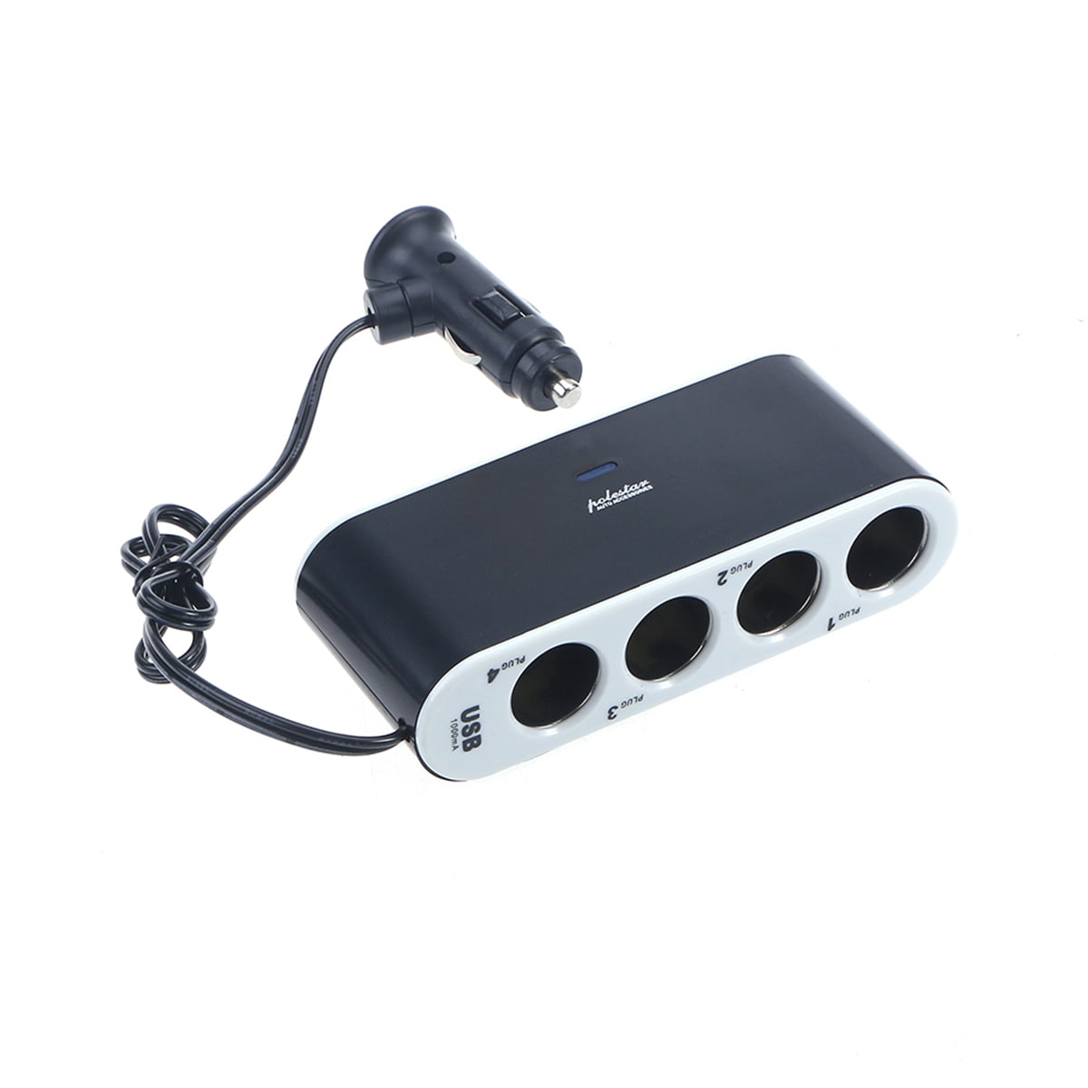TABLZONE USB Car Charger Splitter, Black, Multiple USB Ports, Hard ...