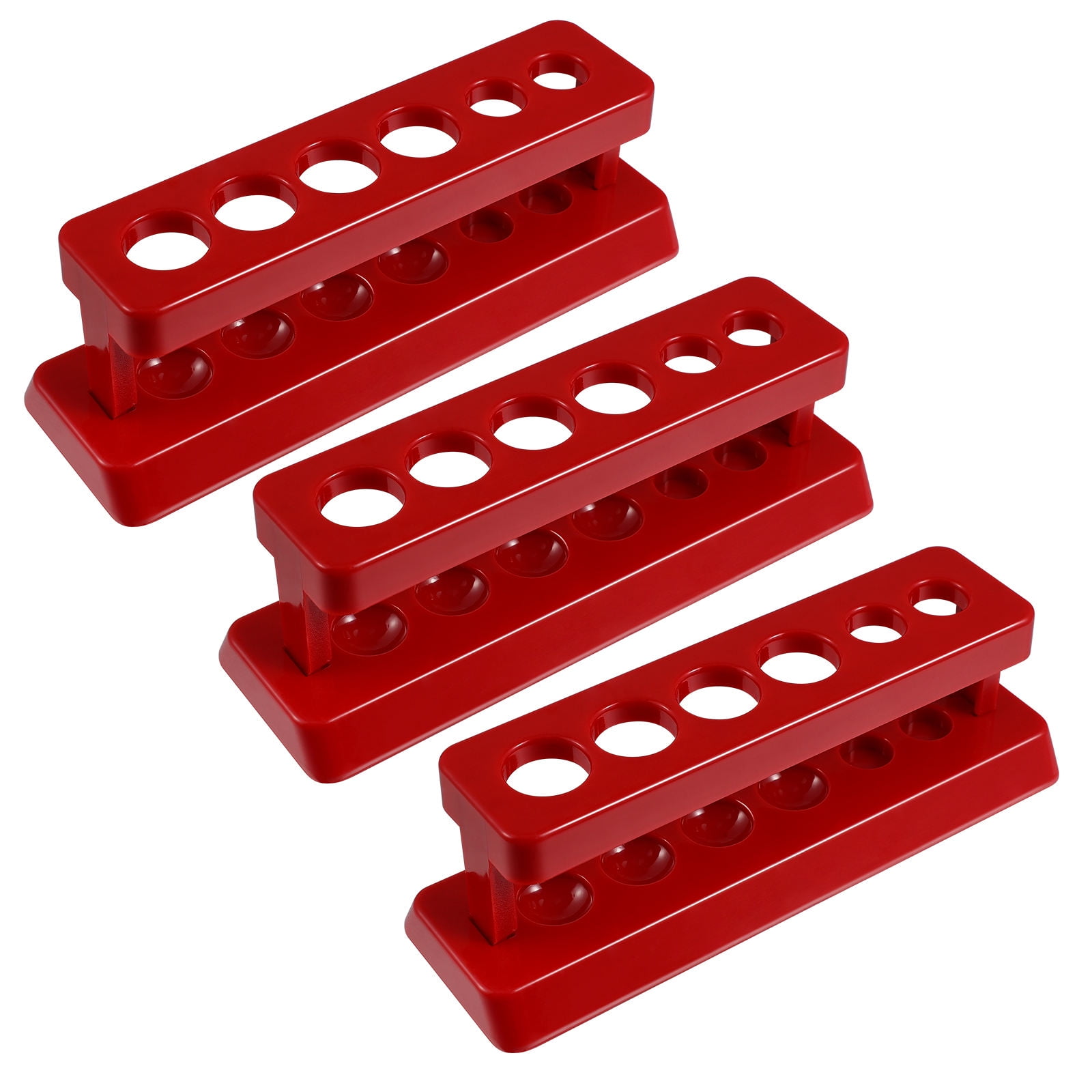 TABLZONE Multi-Functional Test Tube Rack ABS Red Test Tube Rack Holder ...