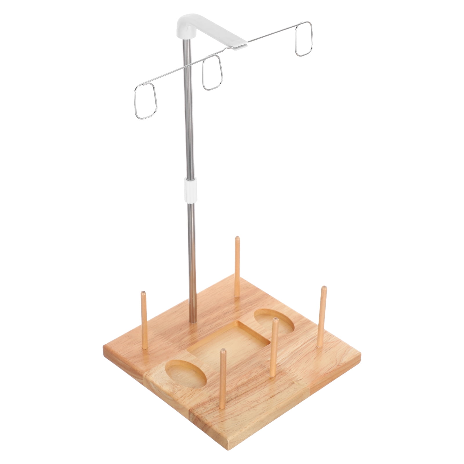 TABLZONE Durable Wooden Thread Spool Holder Stand for Sewing Machine ...