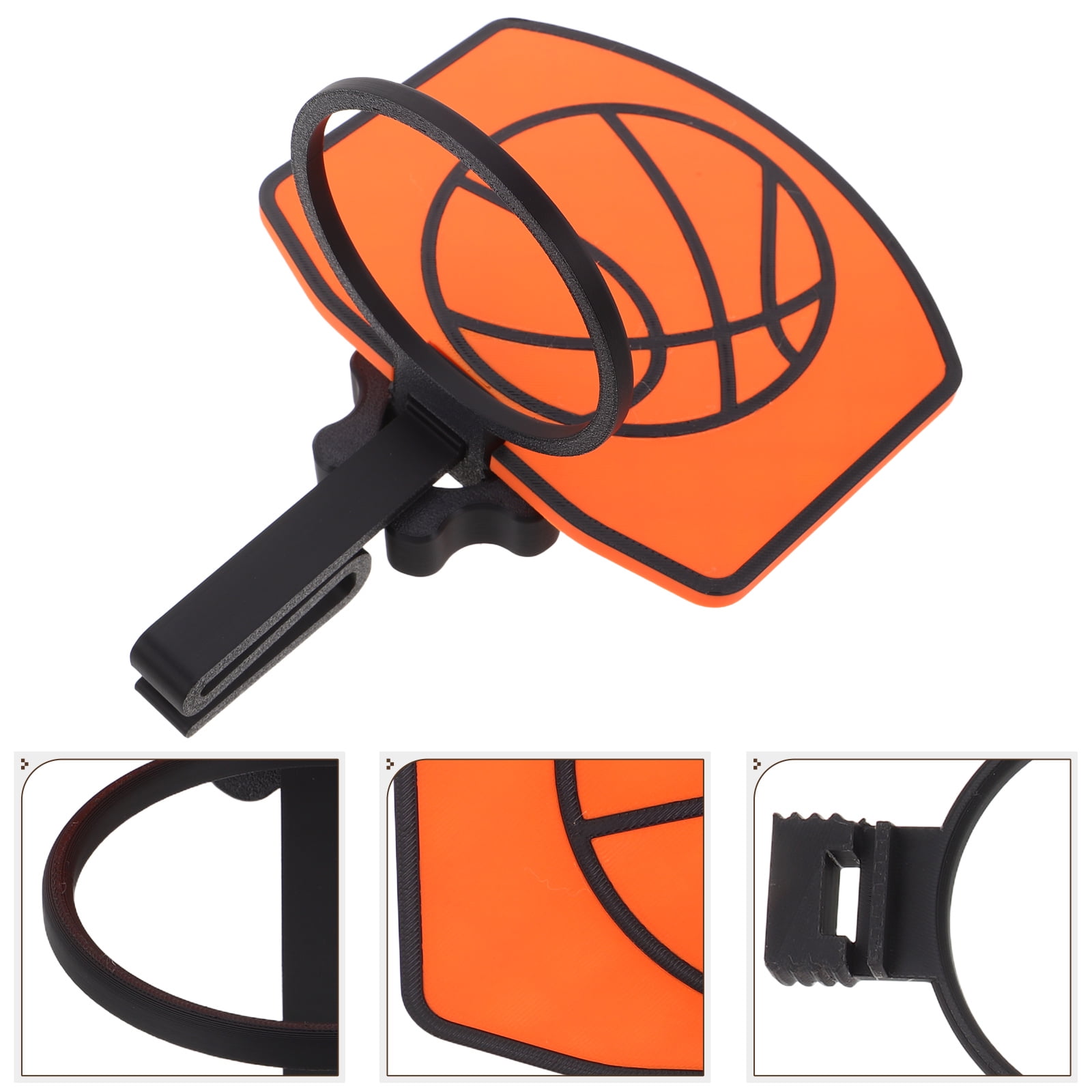 TABLZONE Indoor Clip on Basketball Hoop for Trash Can with Decorative ...