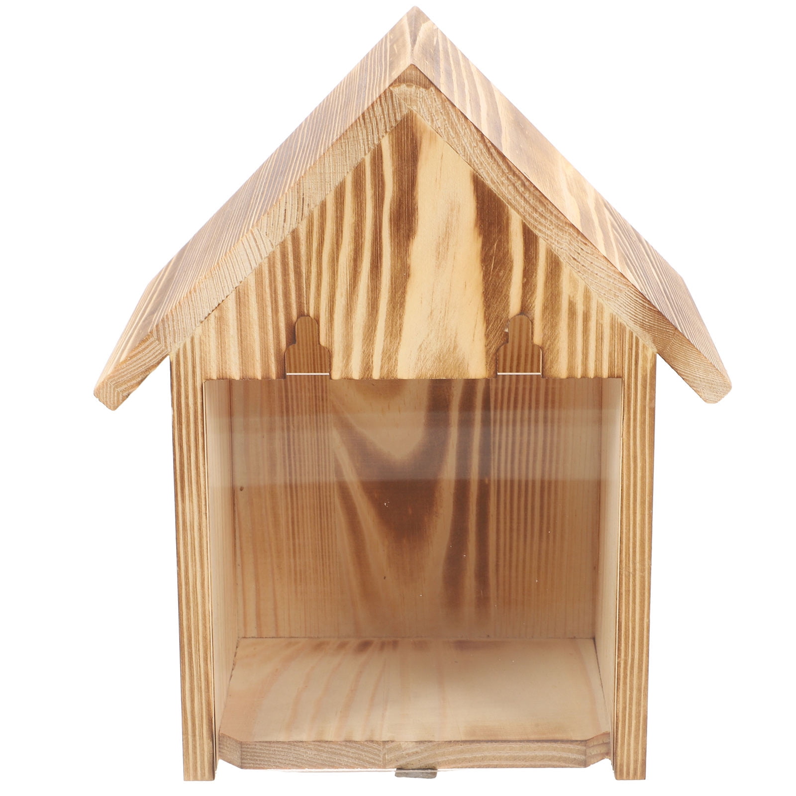 TABLZONE Garden Hanging Birdhouse Made of Sturdy Wood with Transparent ...