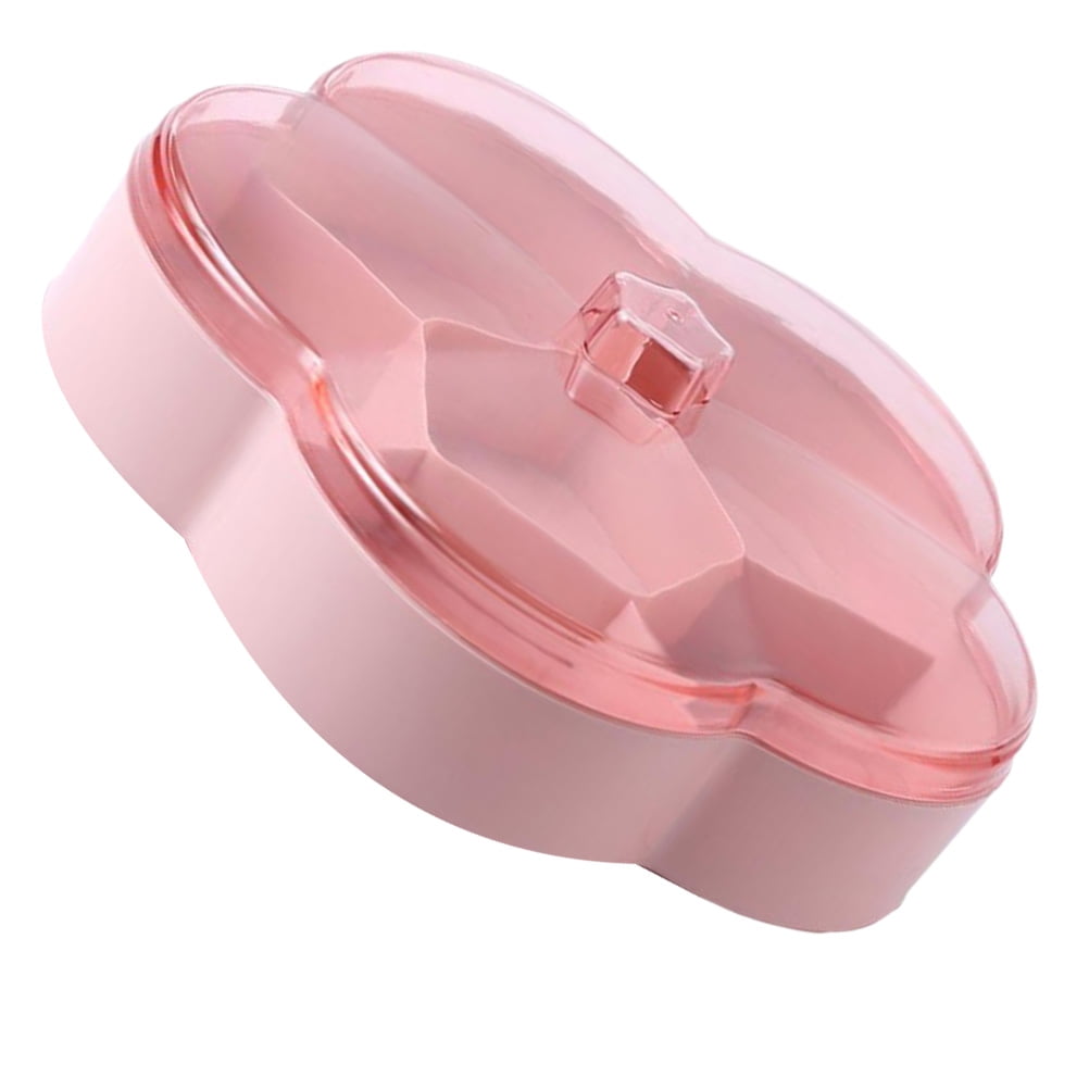 TABLZONE Stylish Pink Appetizer Tray for Snacks and Nuts Multi-Function ...