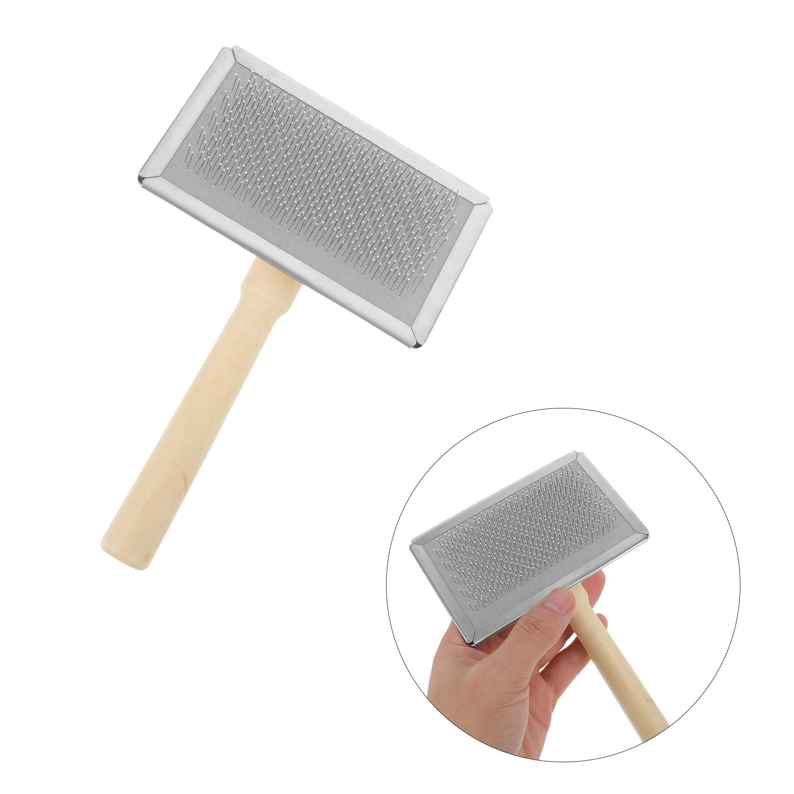 TABLZONE Ergonomic Hand Carder Brush for Wool Felting and Pet Hair ...