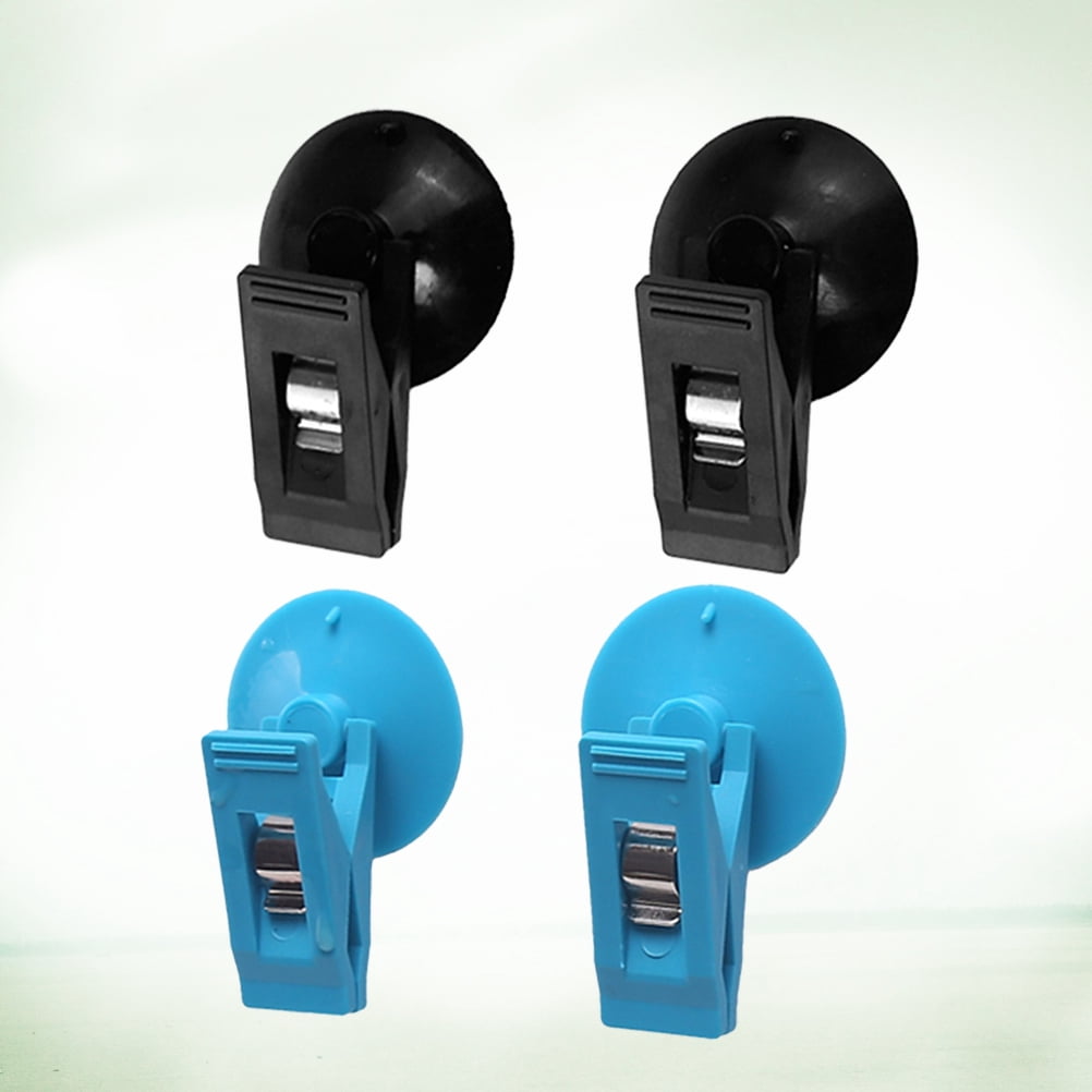 TABLZONE Premium PVC Car Mounted Clip Assorted Color Suction Clamp for ...