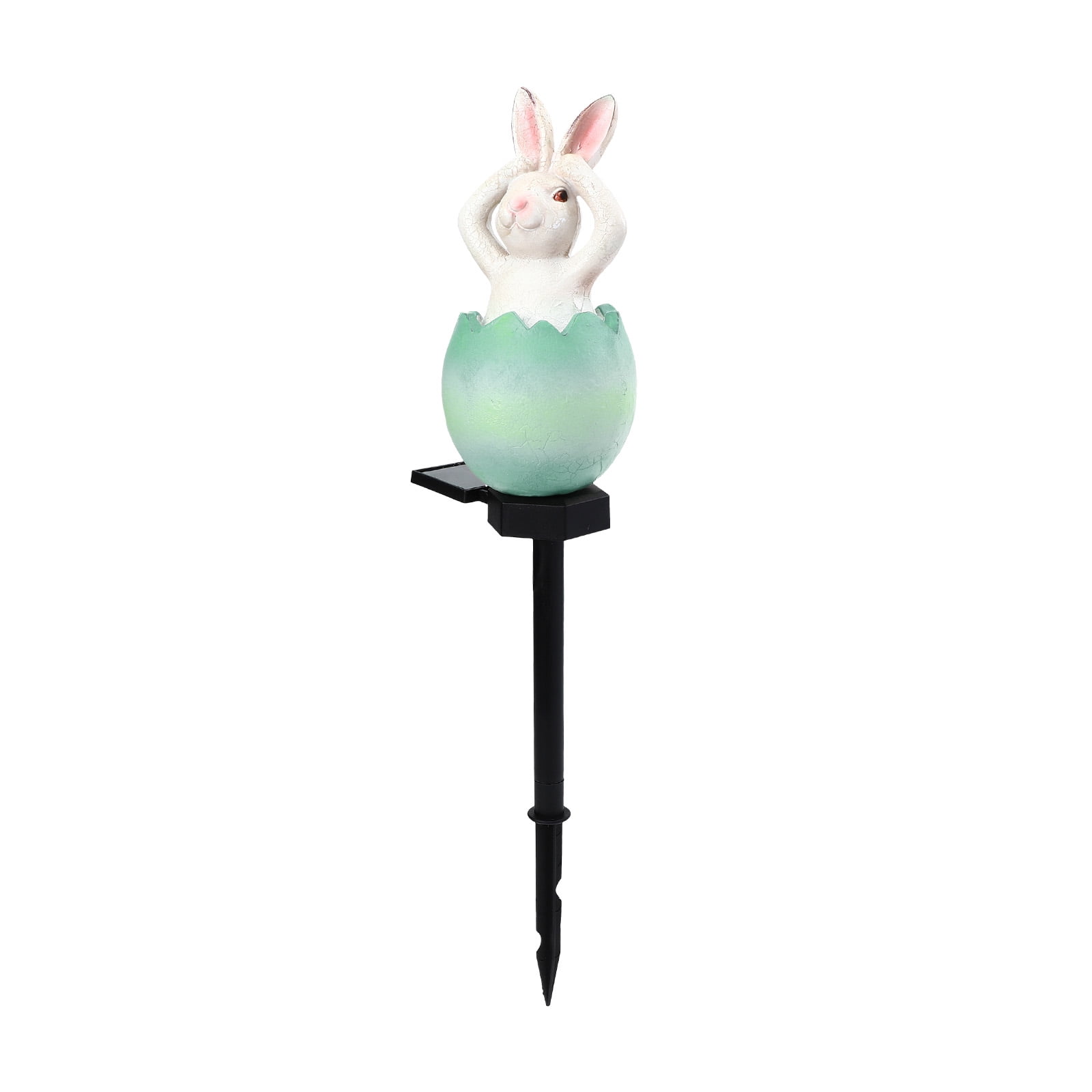 TABLZONE Garden Solar Light Resin Plastic Bunny Design for Outdoor ...
