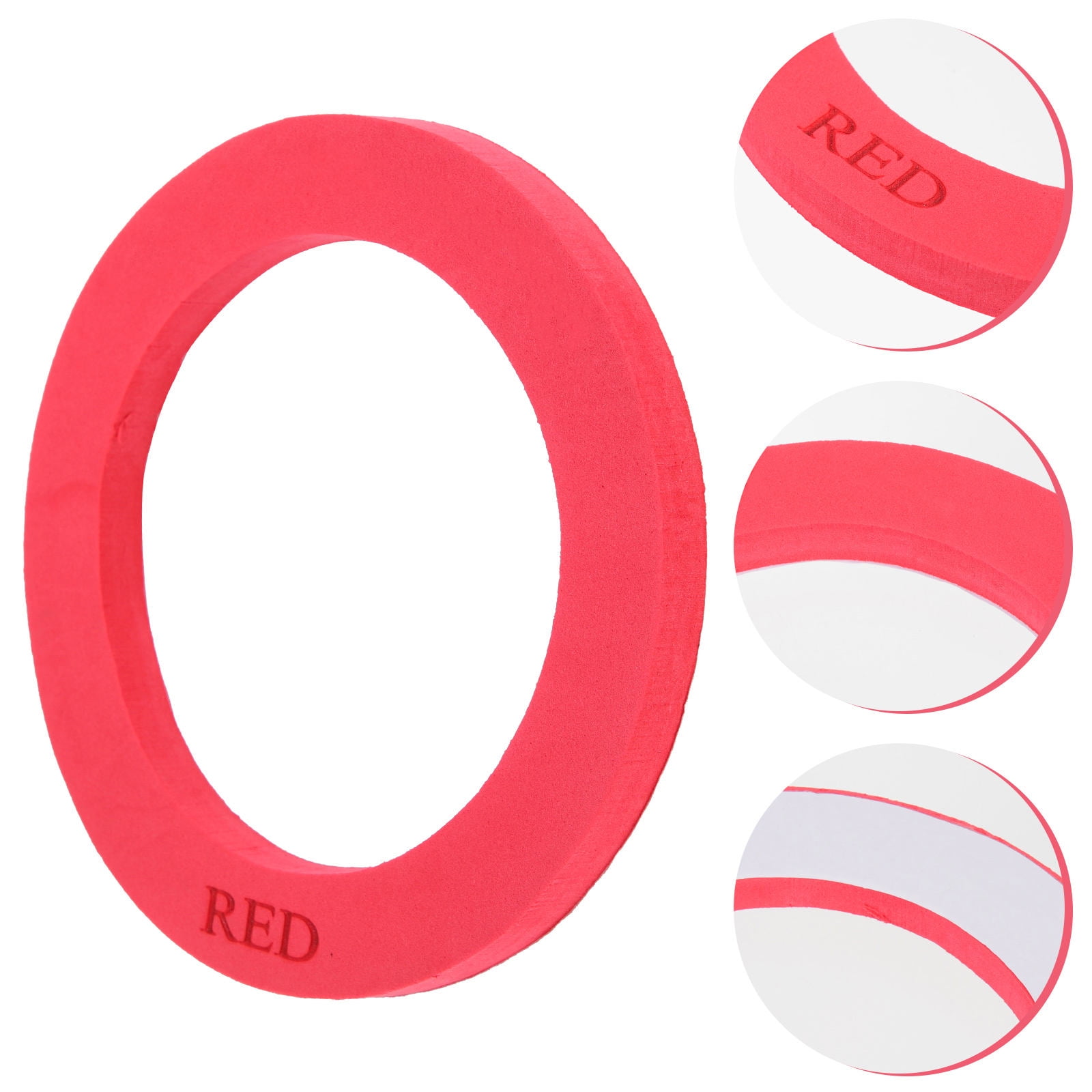 TABLZONE Red Foam Bass Drum Enhancer Self Adhesive Drum Kit Bass ...