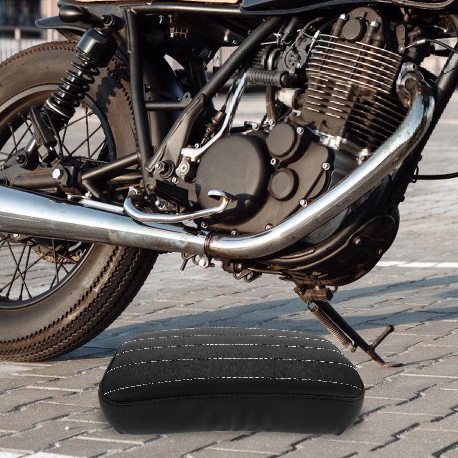 TABLZONE Motorcycle Modification Accessories Durable Black PU Foam ...