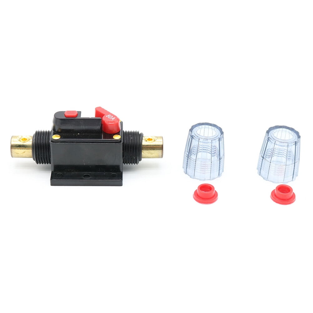 TABLZONE 80A DC Isolator Line with Red Plastic Housing, 1 Set for ...