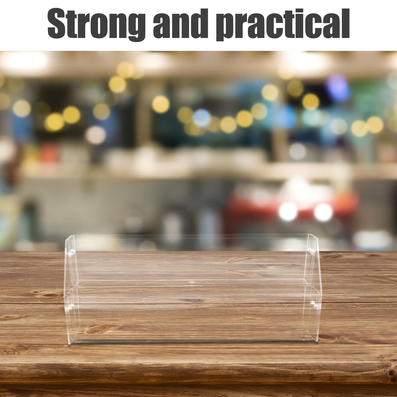 TABLZONE Retail Tabletop Display Rack Transparent Shelf for Snacks and ...