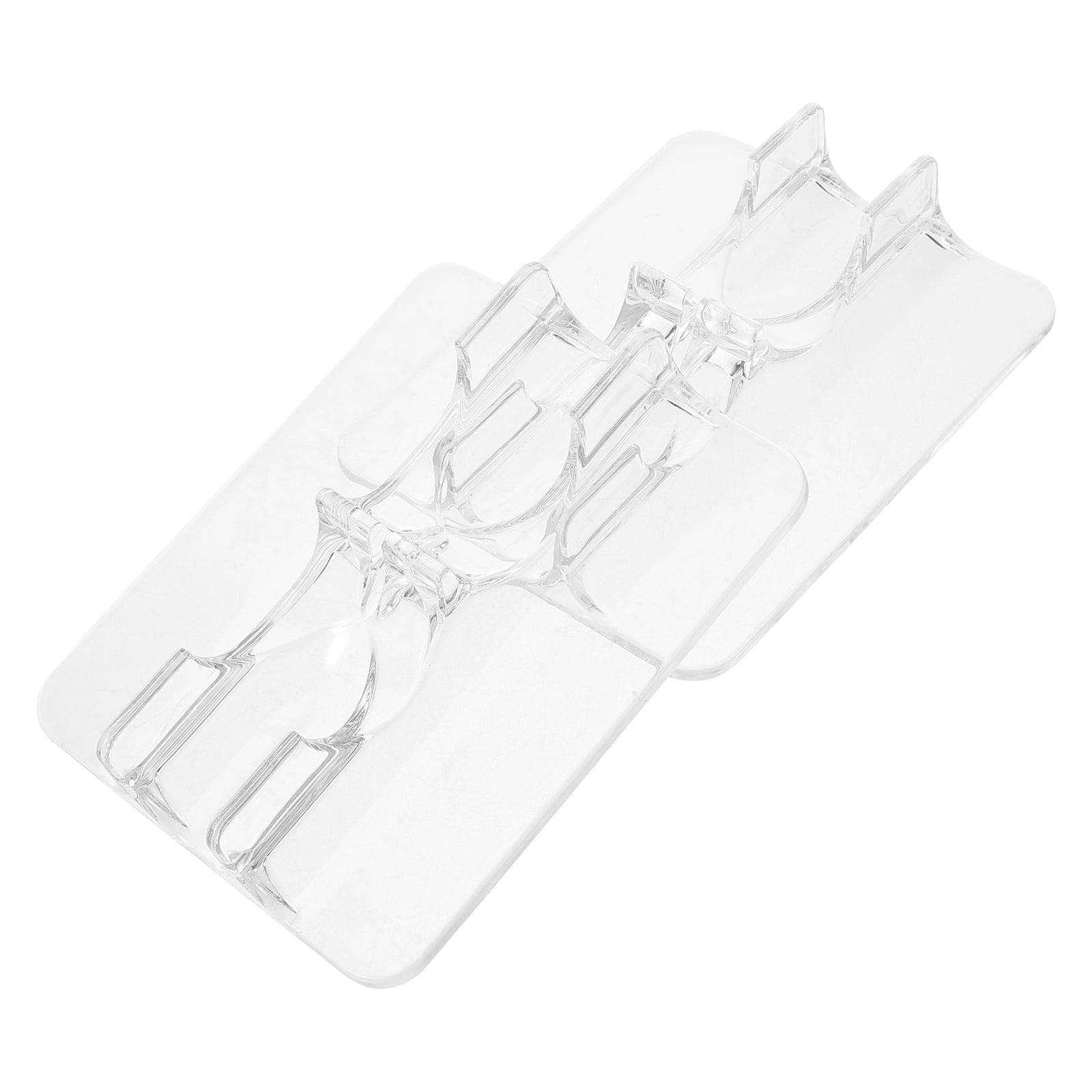 TABLZONE Roller Skate Display Stands 2Pcs Transparent Plastic For Ice ...