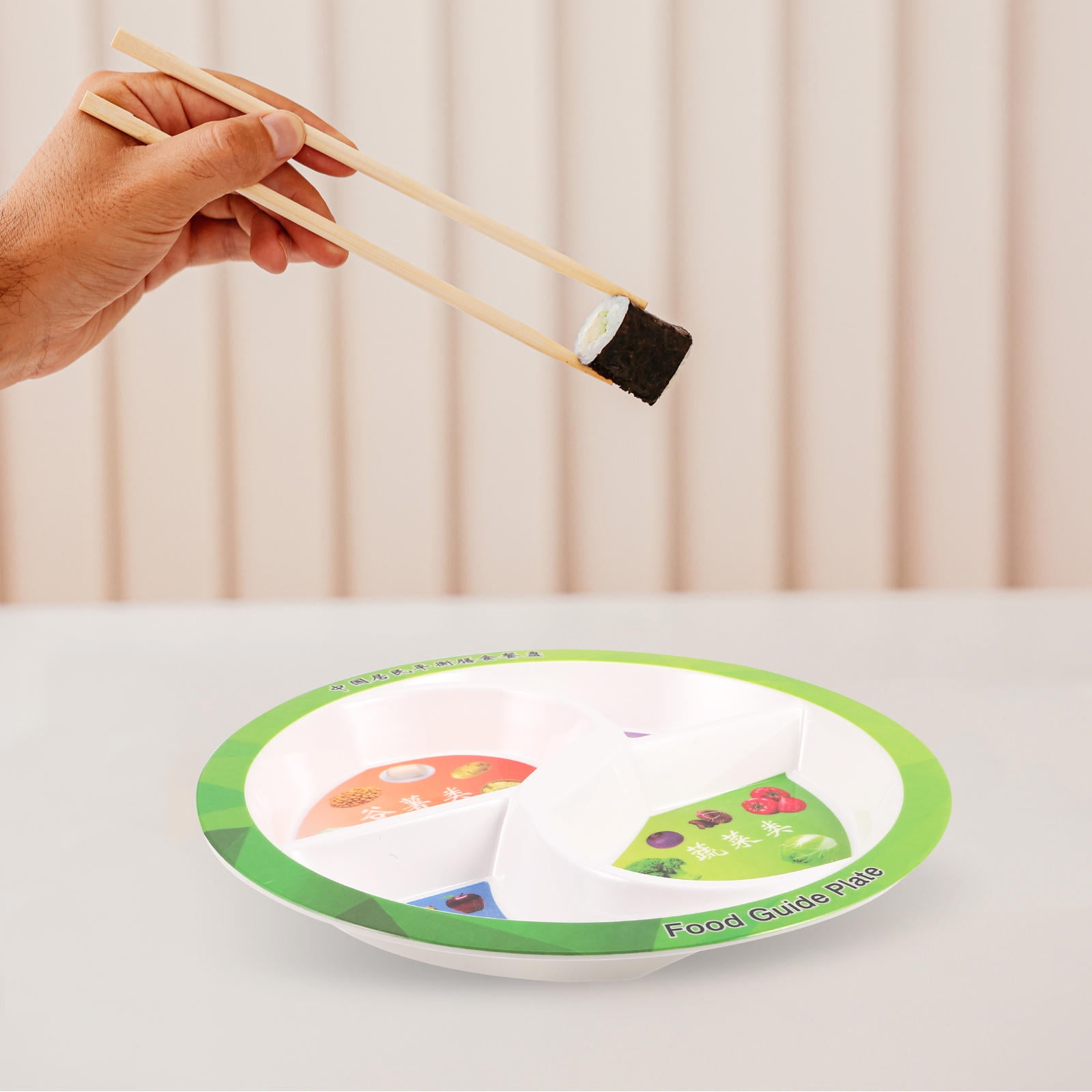 TABLZONE Section Plates For Adults Divided Plate Balanced Nutrition ...