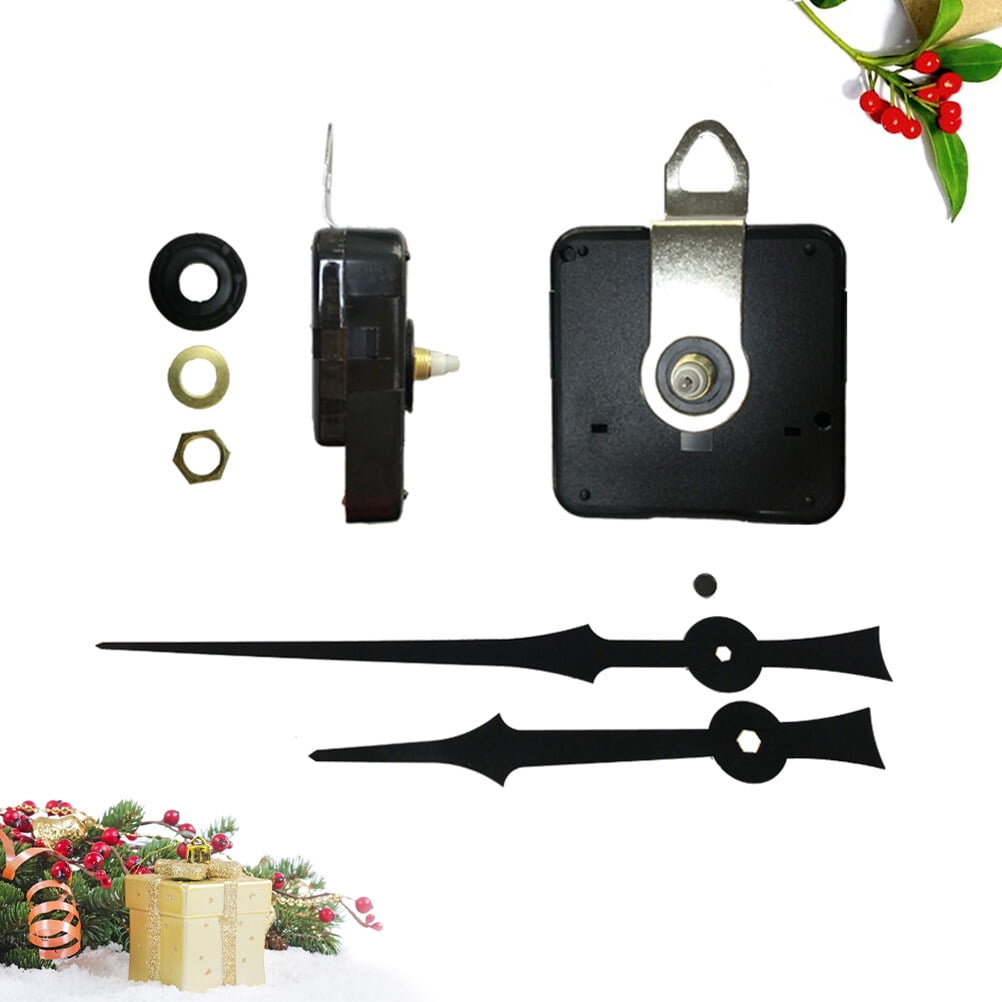TABLZONE Black Clock Movement Repair Kit for DIY Projects with Durable ...