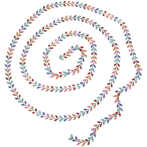 TABLZONE Stainless Steel Jewelry Chain Roll for DIY Use with Leaf Links ...