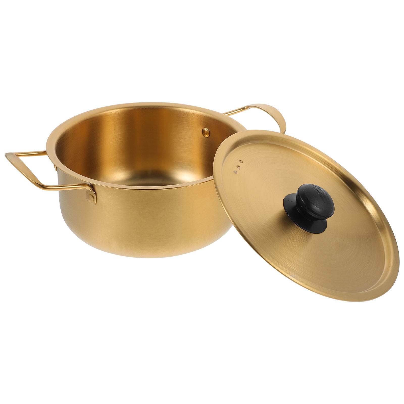 TABLZONE Stainless Steel Kitchen Pot with Lid Lightweight Portable ...