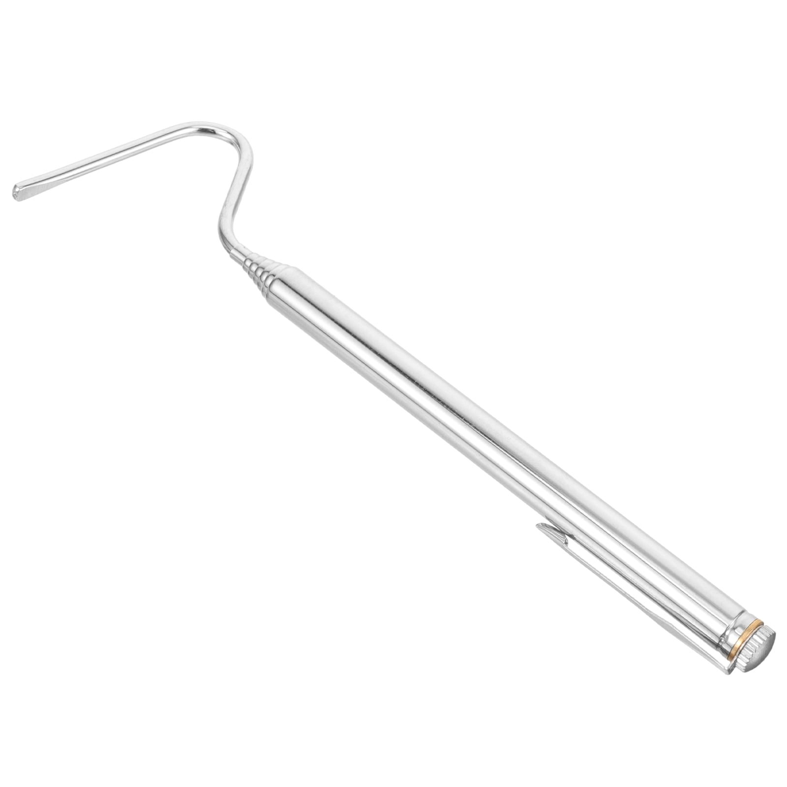 TABLZONE Stainless Steel Professional Snake Hook for Catching and Holding Snakes Silver 38.5 ...