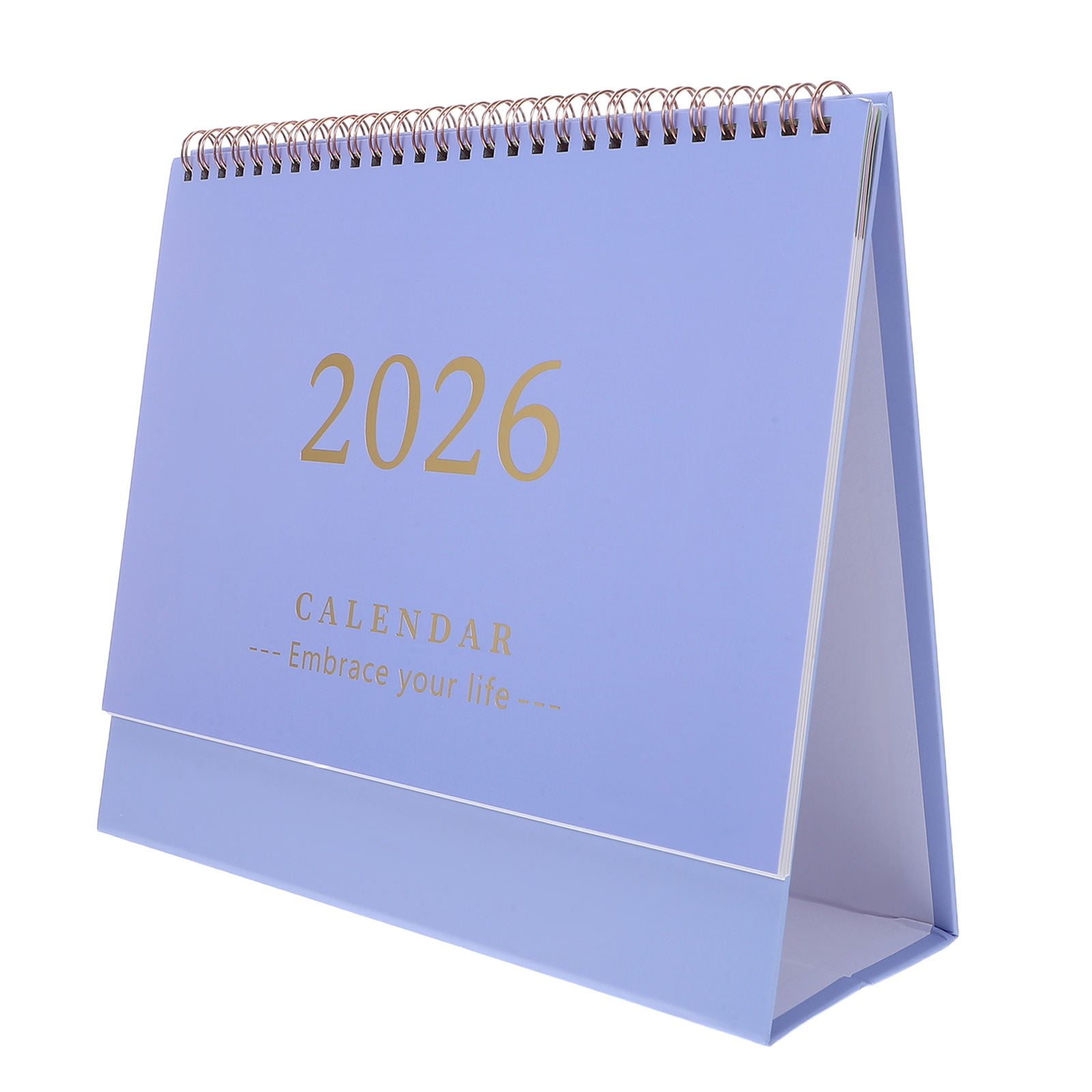 TABLZONE 2026 Coil Bound Planner Smooth Writing Desk Calendar for Home ...