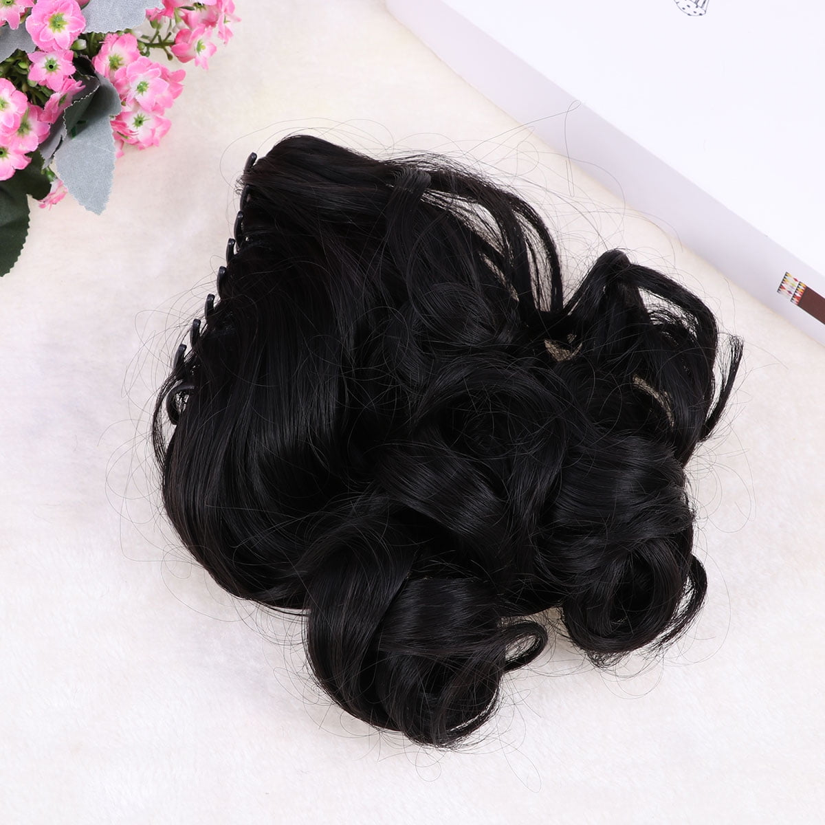 TABLZONE Synthetic High Temperature Fiber Hair Extension Claw Women ...