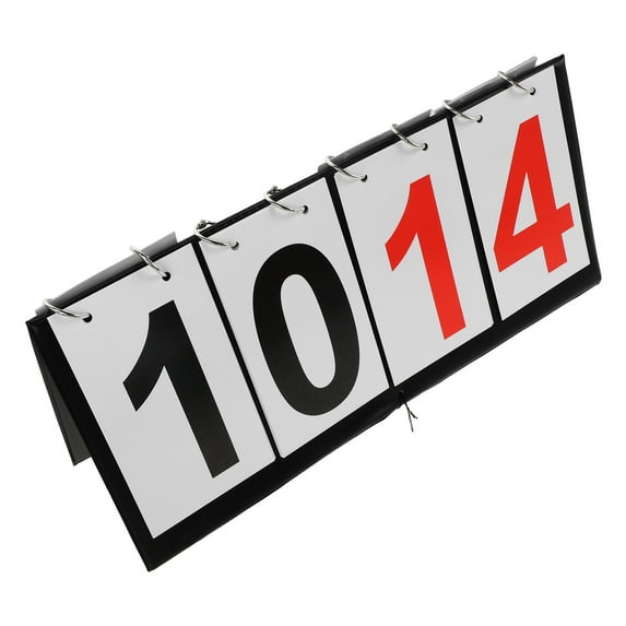 TABLZONE Tabletop Scorekeeper Flip Board with Durable Plastic ...